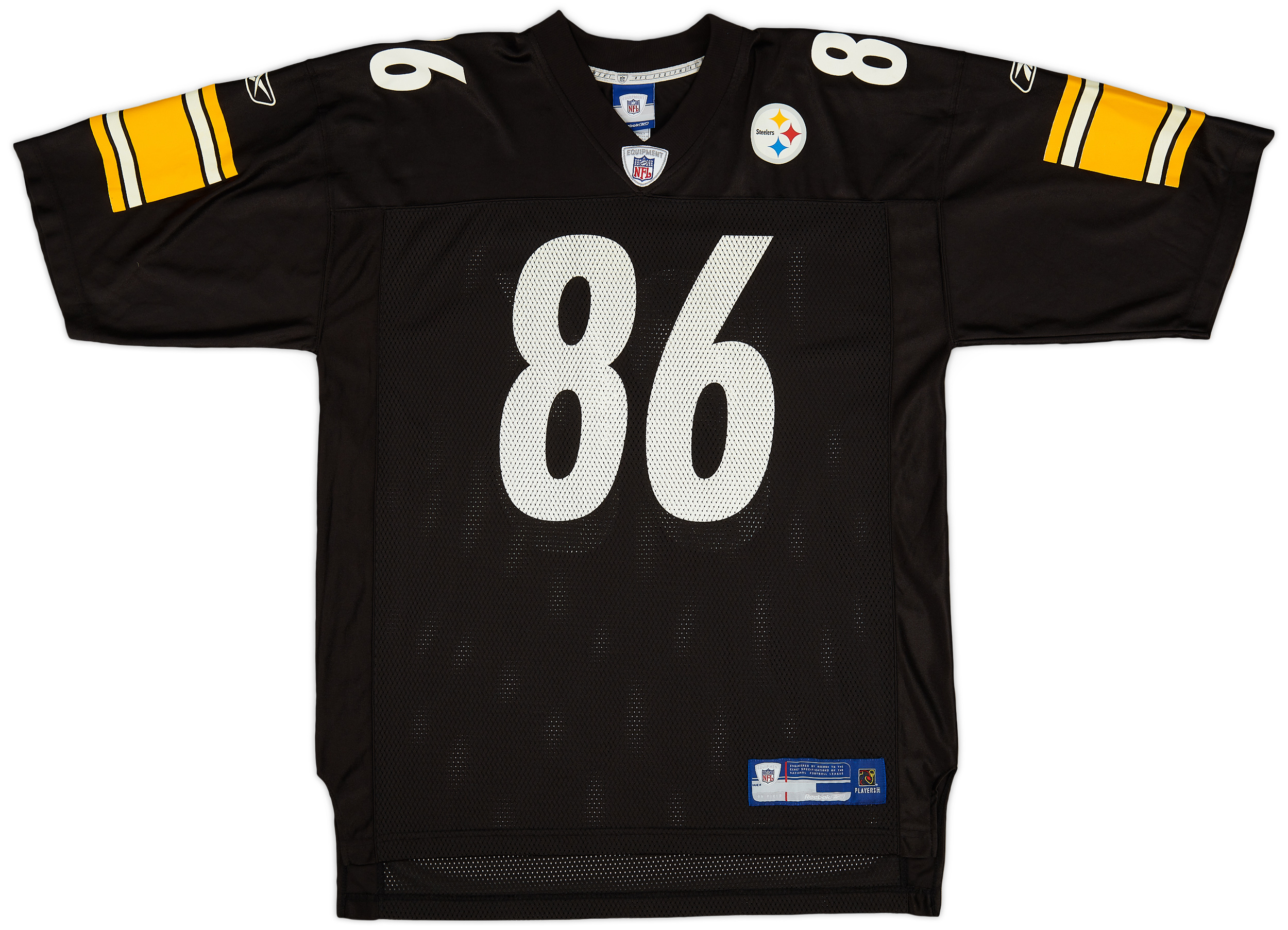 2005-06 Pittsburgh Steelers Ward #86 Reebok On Field Home Jersey ...
