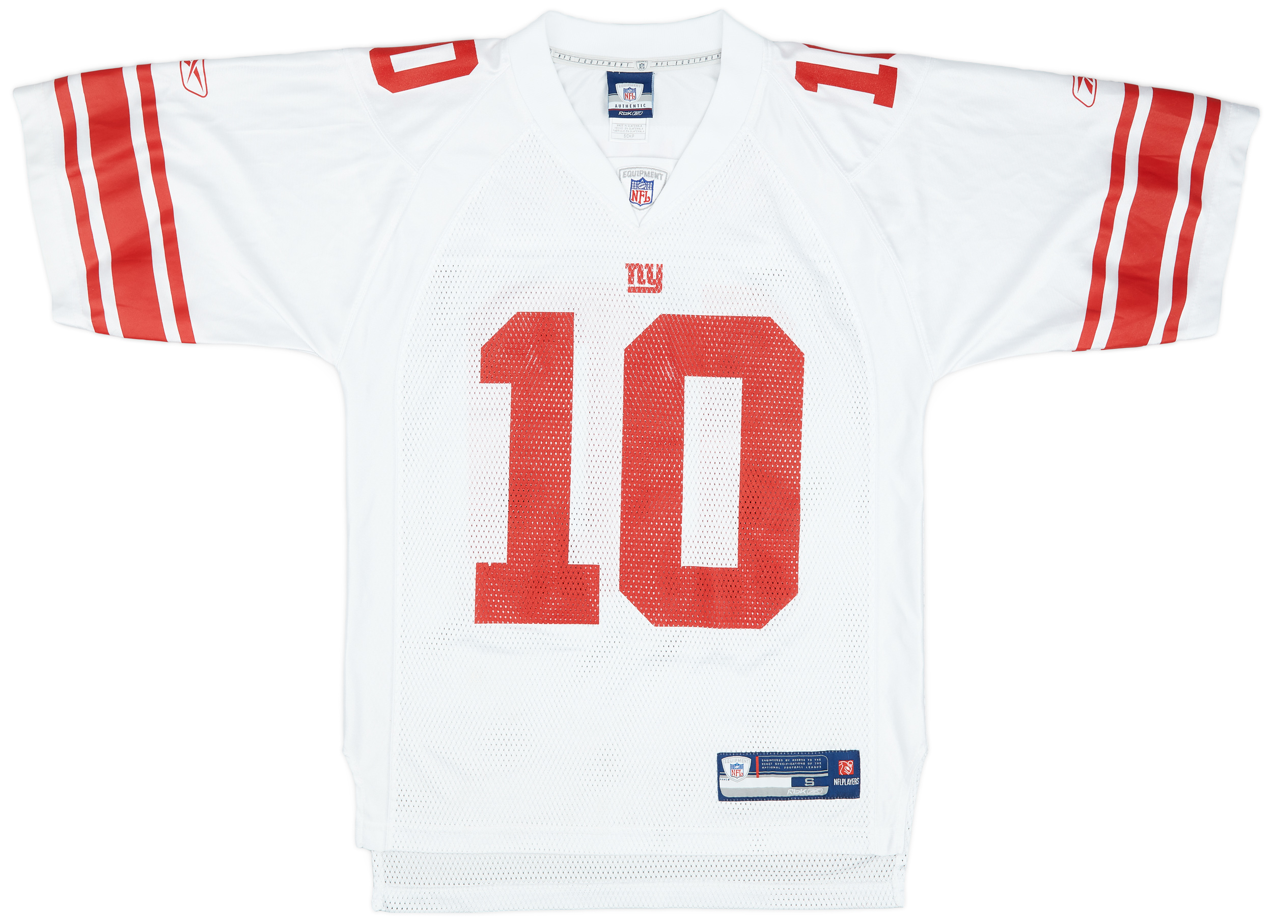 2007 New York Giants Manning #10 Reebok On Field Away Jersey (Excellent) S