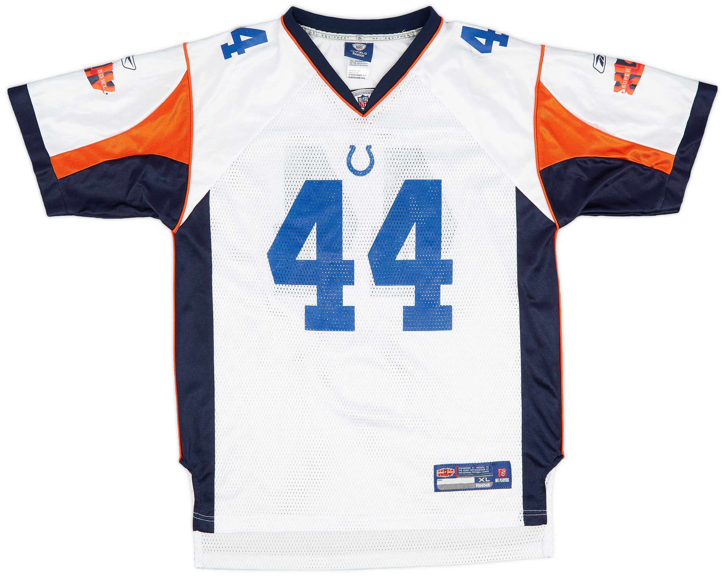 2010 Super Bowl XLIV Clark #44 Reebok On Field Jersey (Excellent) XL.Kids