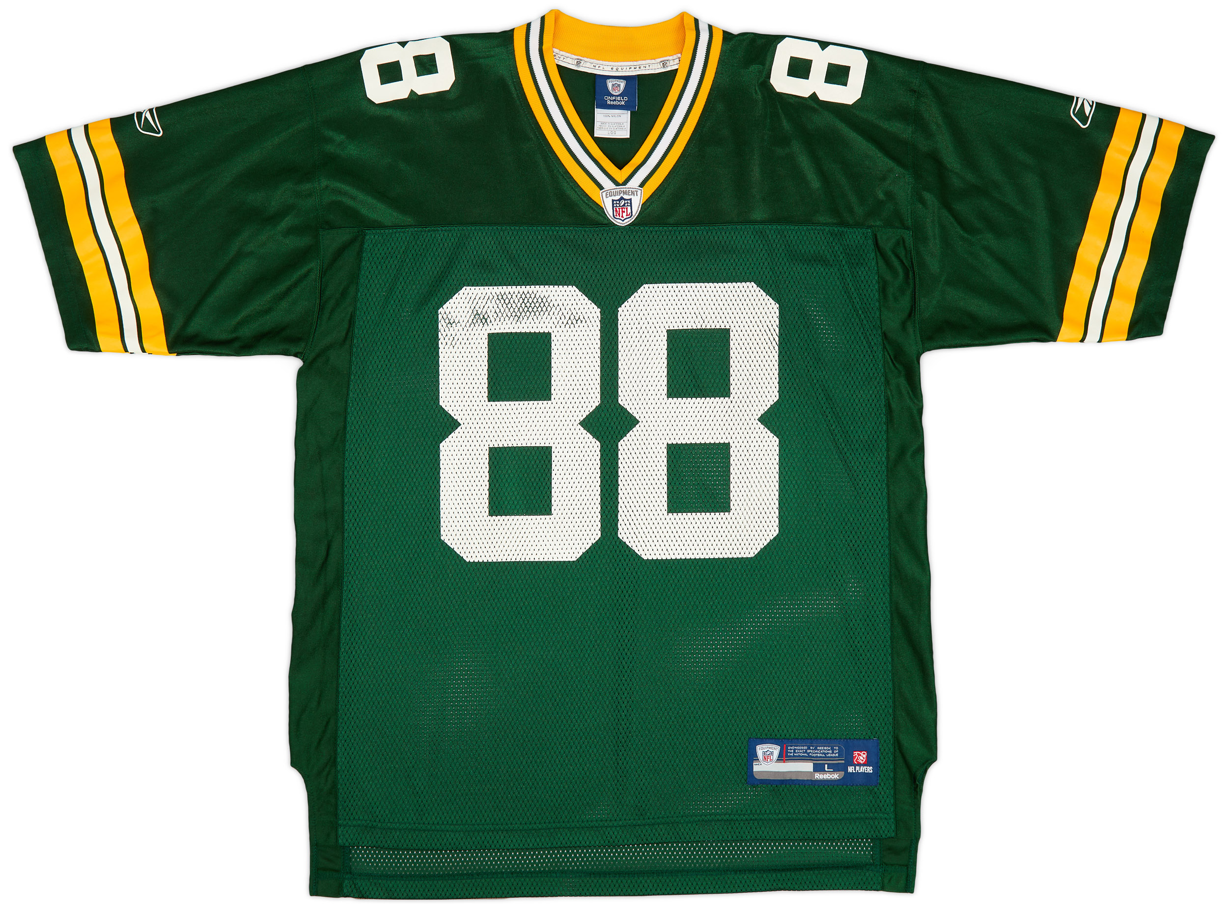 2008-11 Green Bay Packers Finley #88 Reebok On Field Home Jersey (Very ...