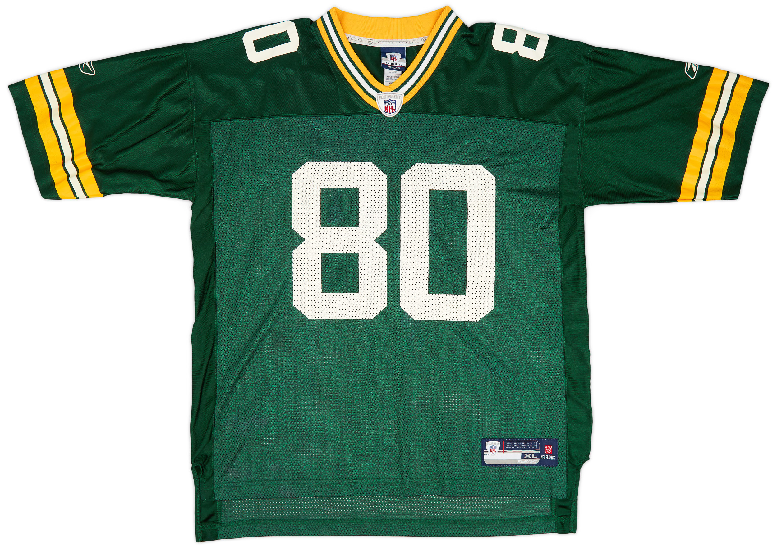 2007 Green Bay Packers Driver #80 Reebok On Field Home Jersey (Very ...
