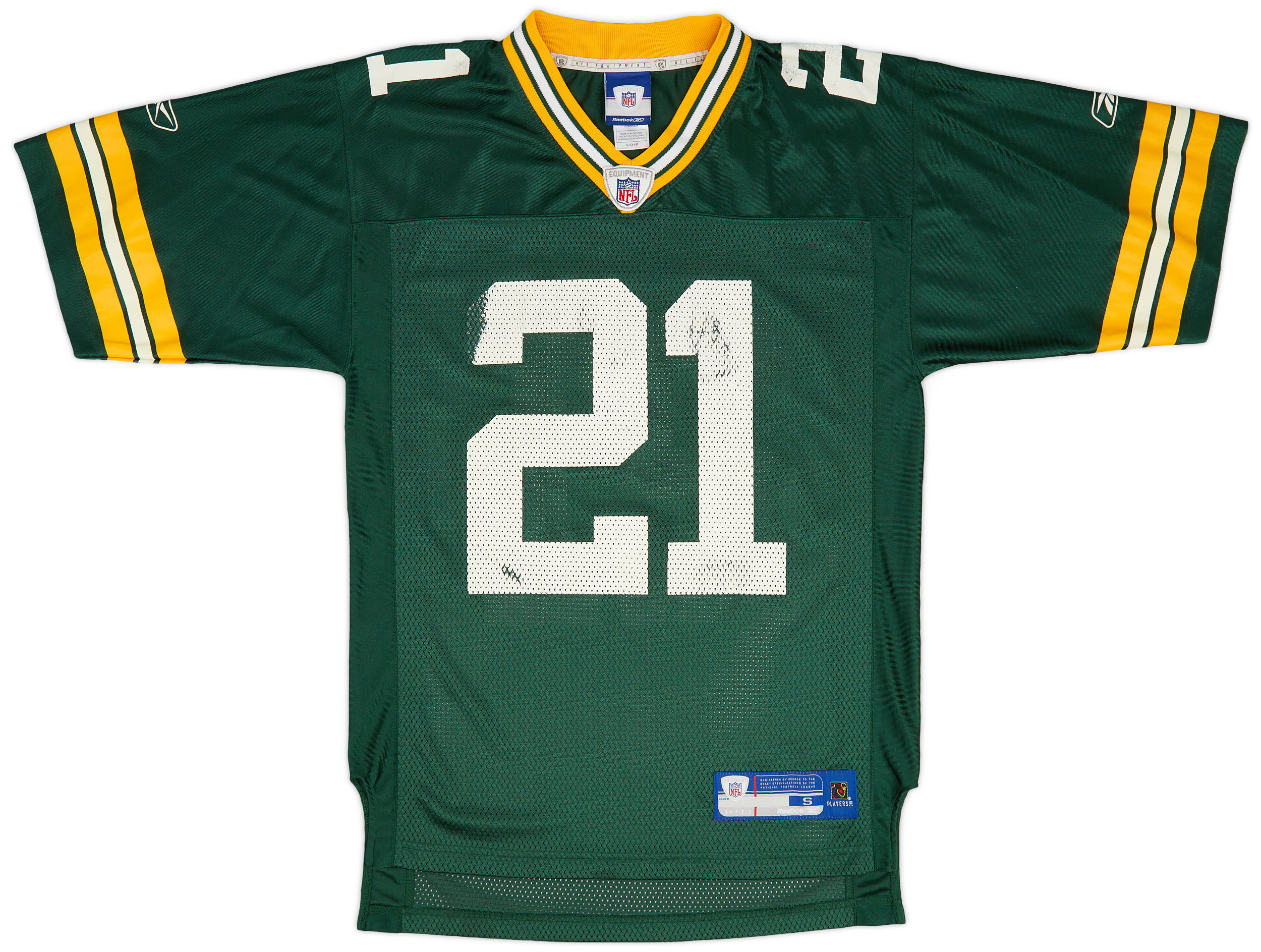 2006 Green Bay Packers Woodson #21 Reebok On Field Home Jersey (Very ...