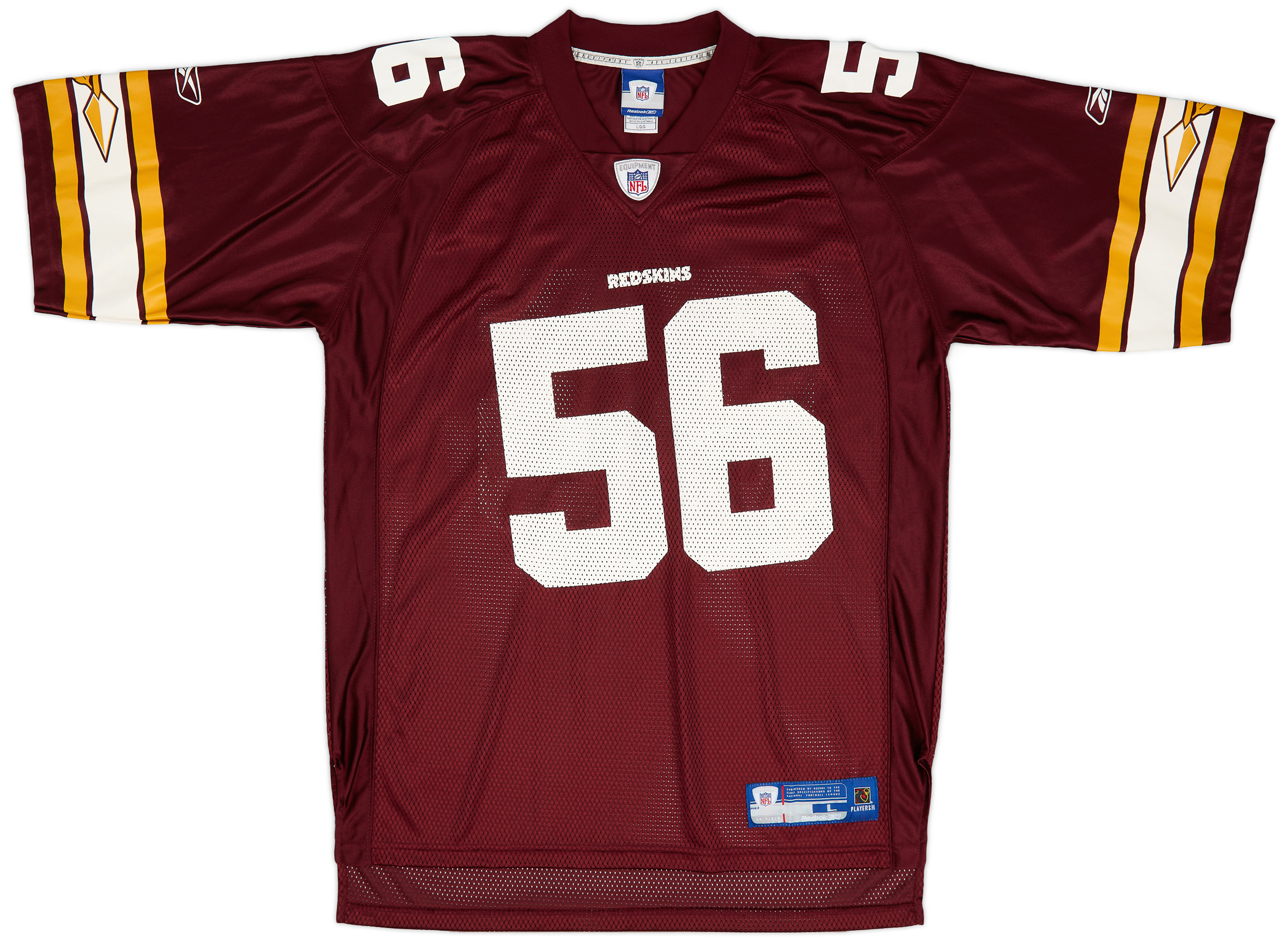 2005 Washington Redskins Arrington #56 Reebok On Field Alternate Jersey ...