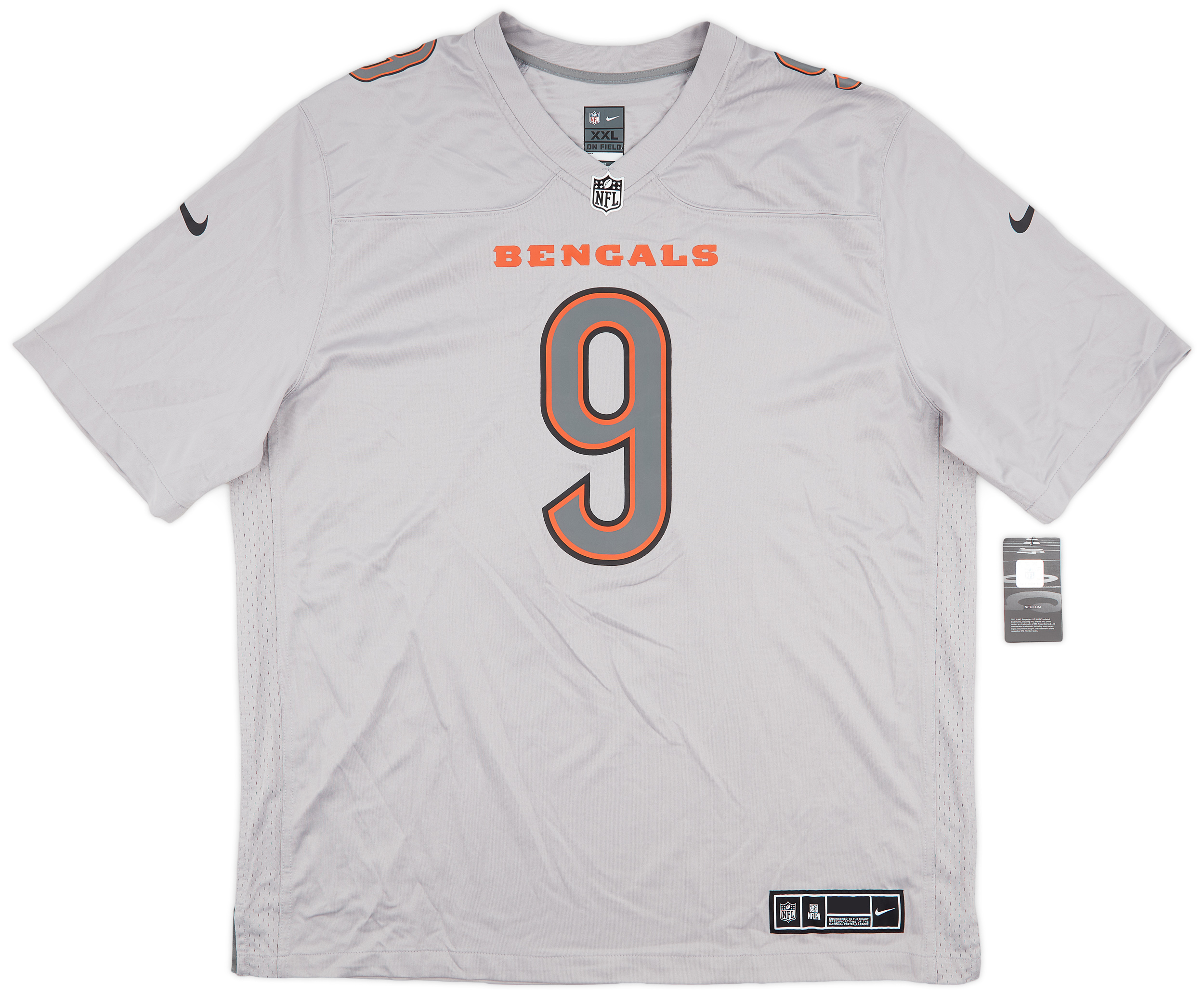 2022-23 Cincinnati Bengals Burrow #9 Nike Game Atmosphere Jersey (M)