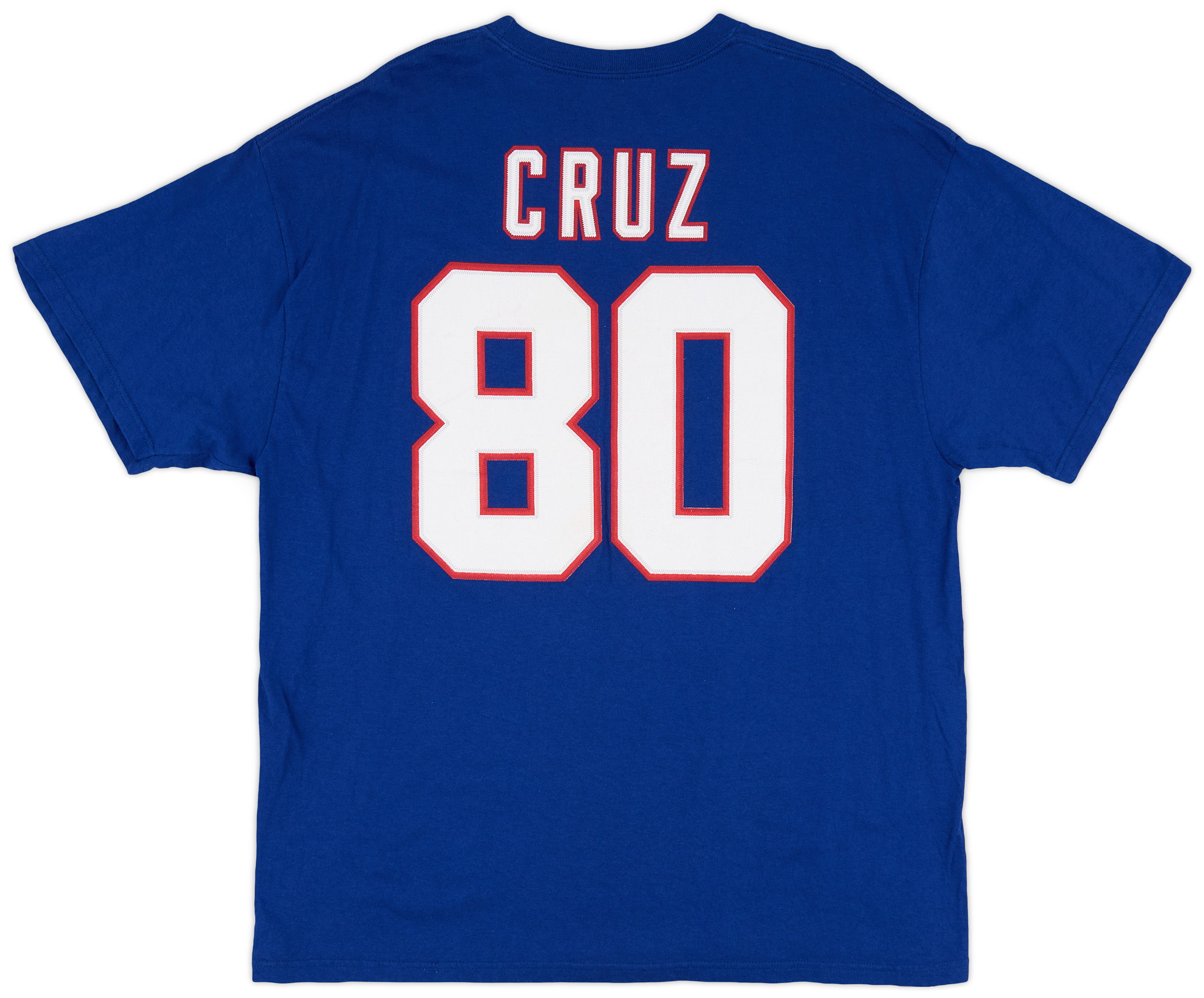 2012 New York Giants Cruz #80 NFL Graphic Tee (Excellent) XL
