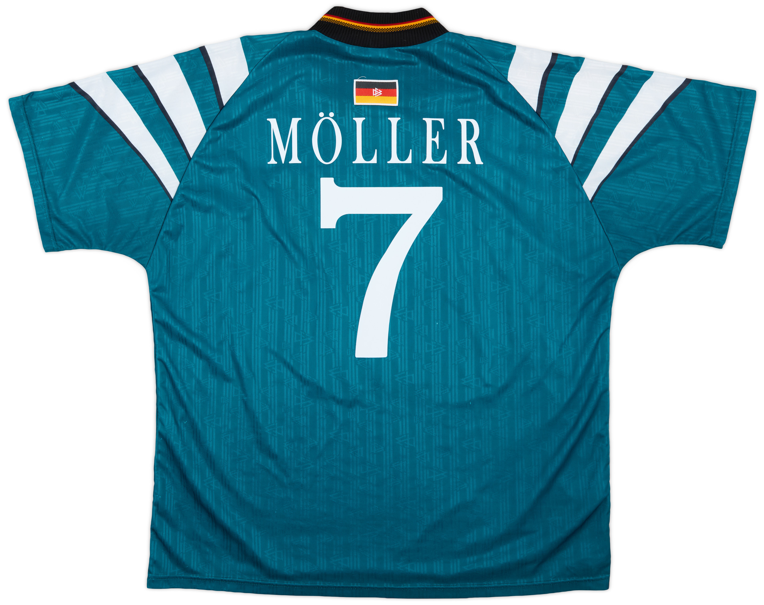 1996-98 Germany Away Shirt Moller #7 - 7/10 - (XXL)