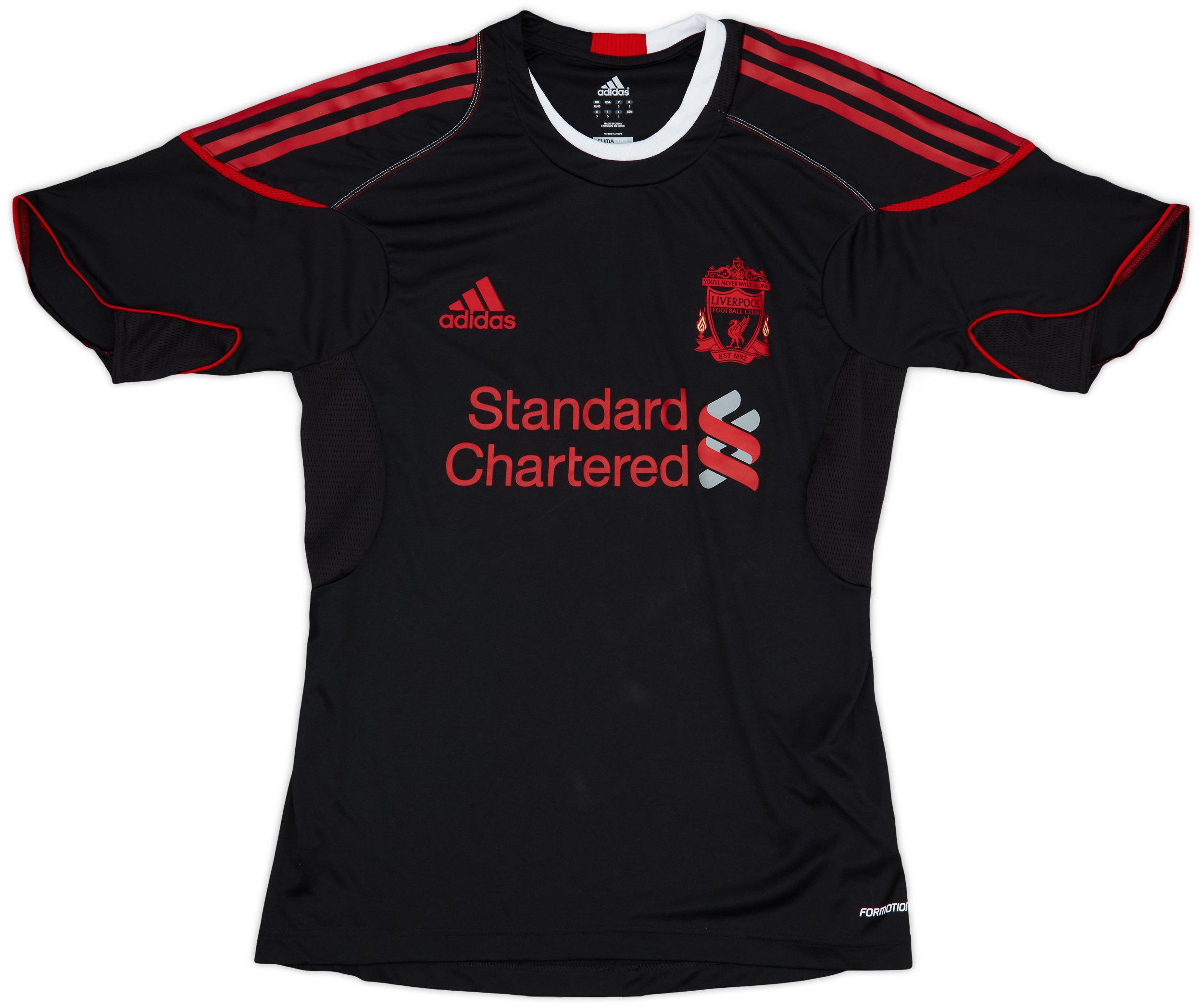 2010-11 Liverpool adidas Formotion Training Shirt - 8/10 - (M)