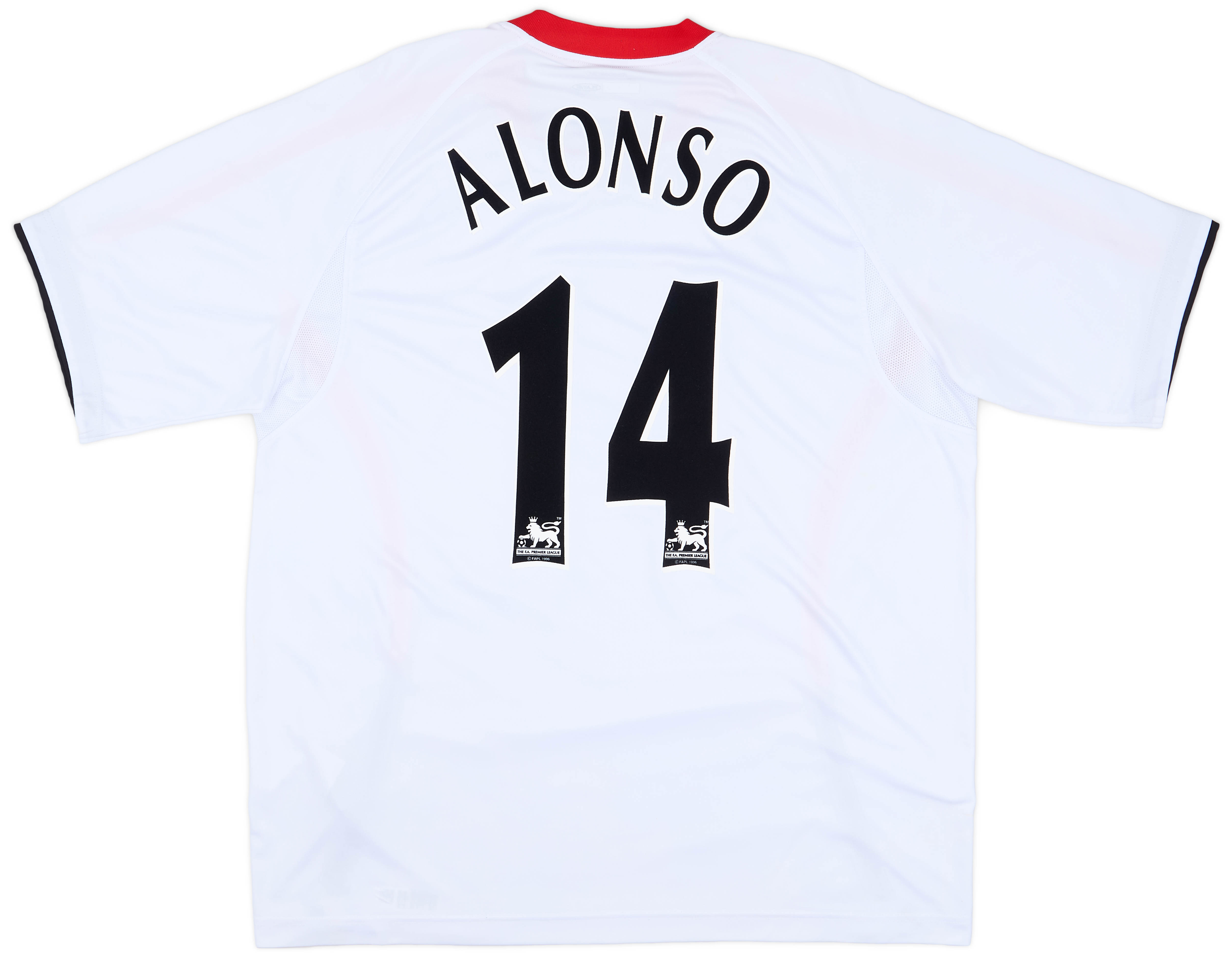 2005-06 Liverpool Away Shirt Alonso #14 - 7/10 - (XL)