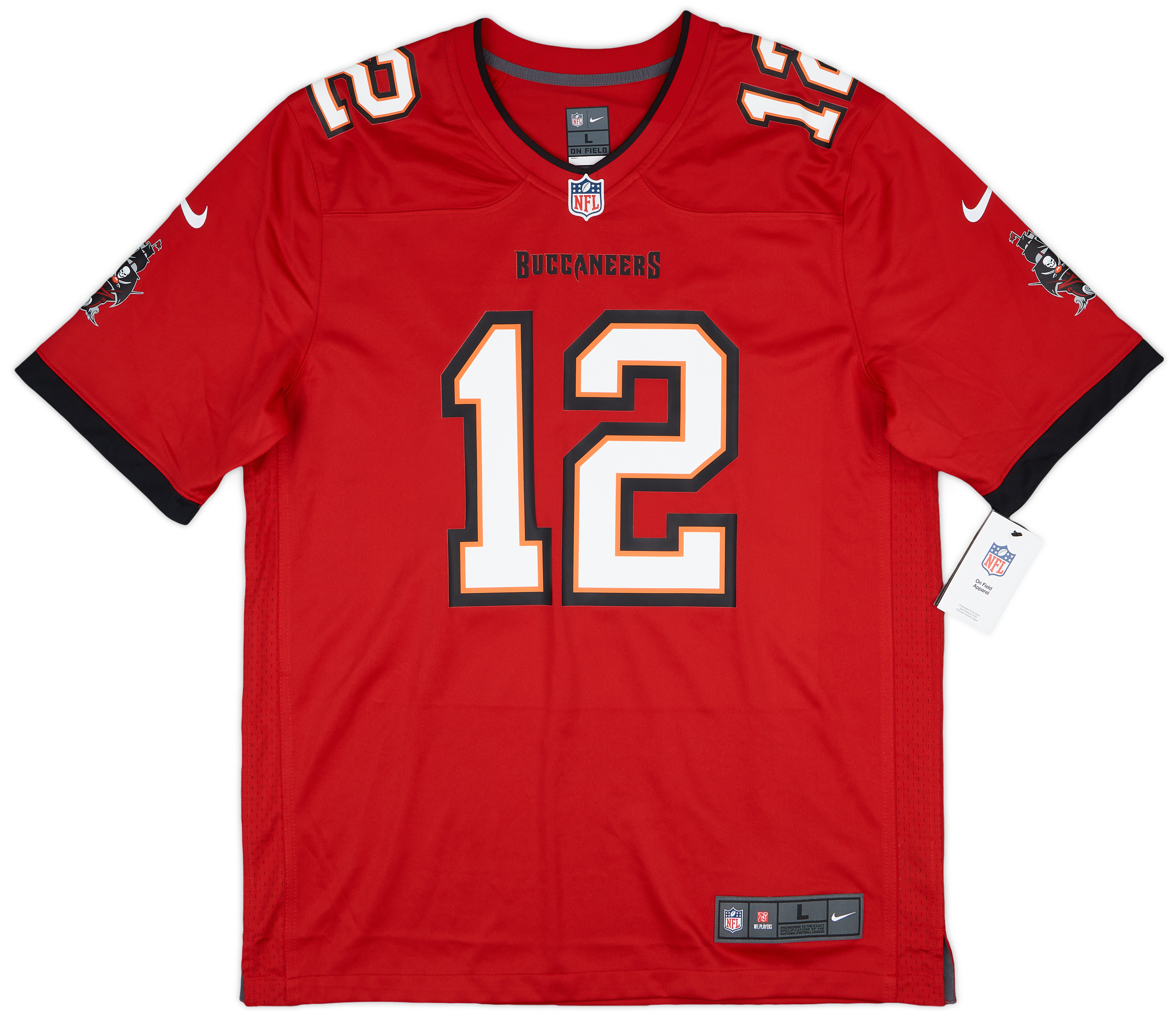 2020-22 Tampa Bay Buccaneers Brady #12 Nike Game Home Jersey (L)