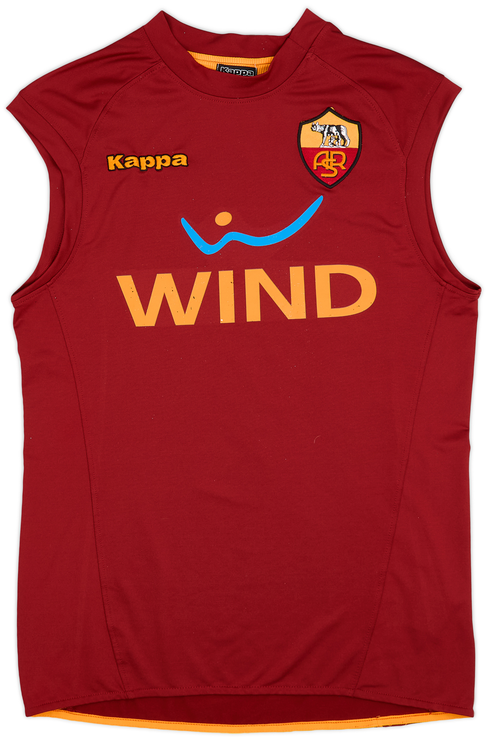 2008-09 Roma Kappa Training Vest - 8/10 - (L)