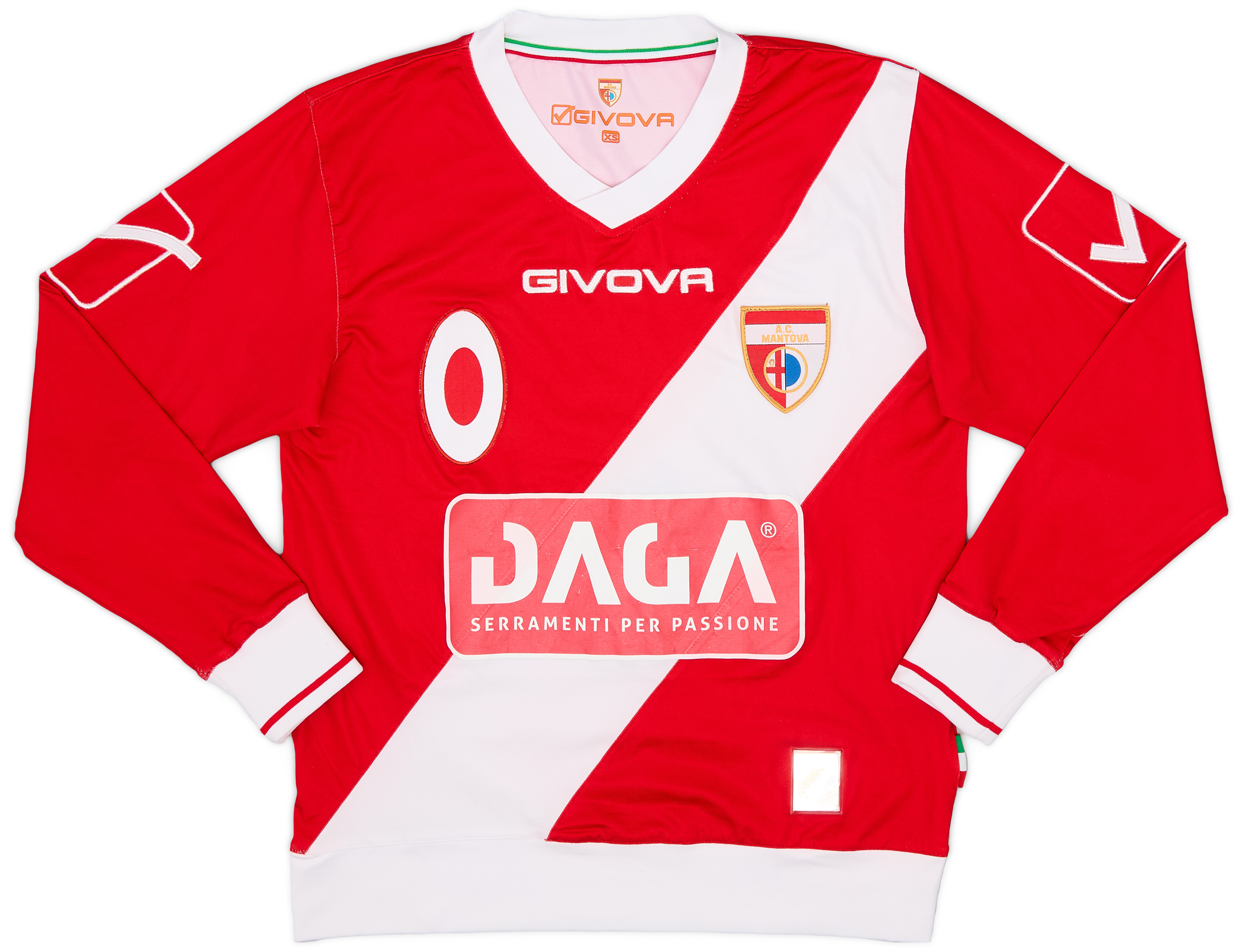 2013-14 AC Mantova Home L/S Shirt - 8/10 - (XS)