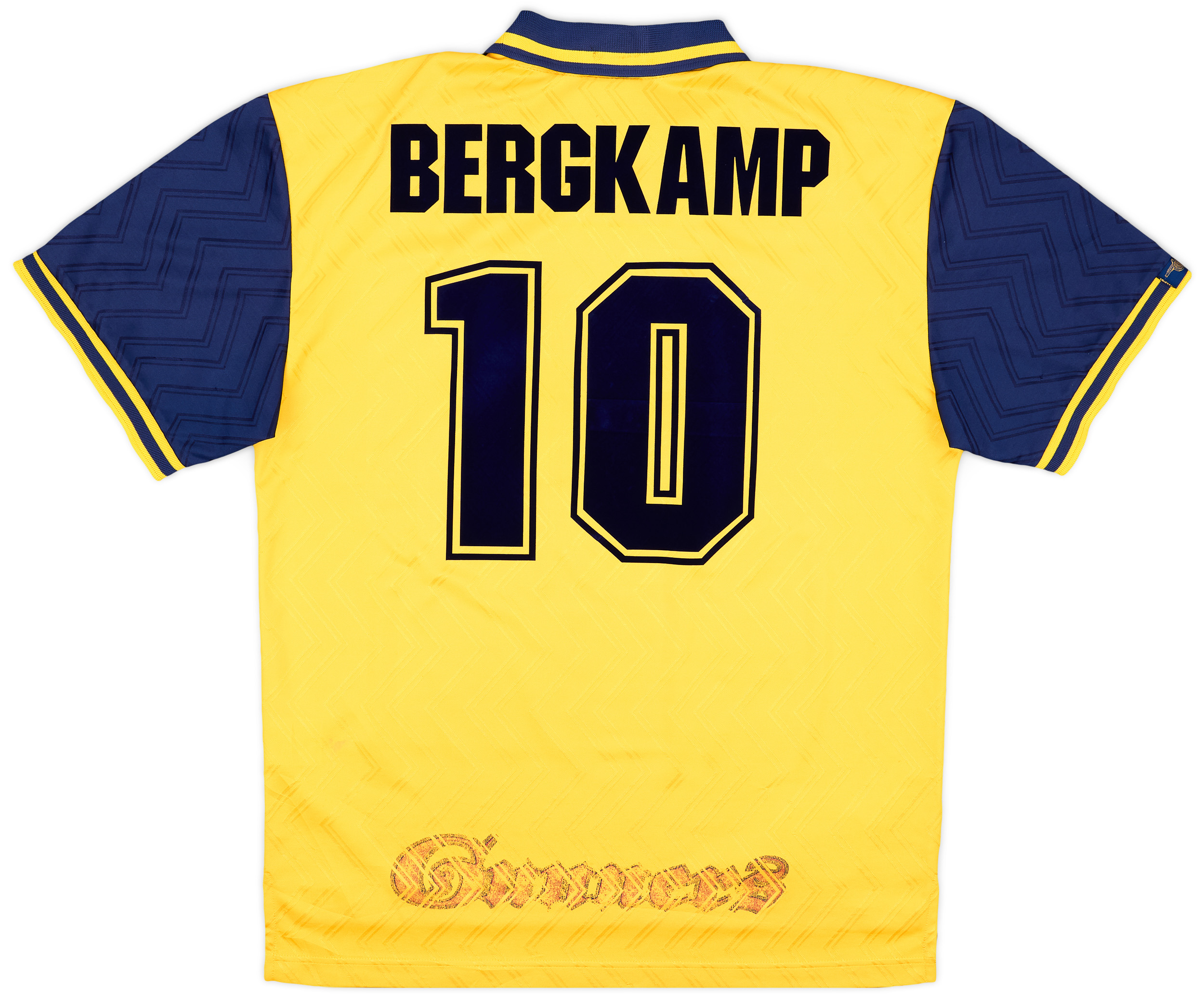 1996-97 Arsenal Away Shirt Bergkamp #10 - 6/10 - (XL)