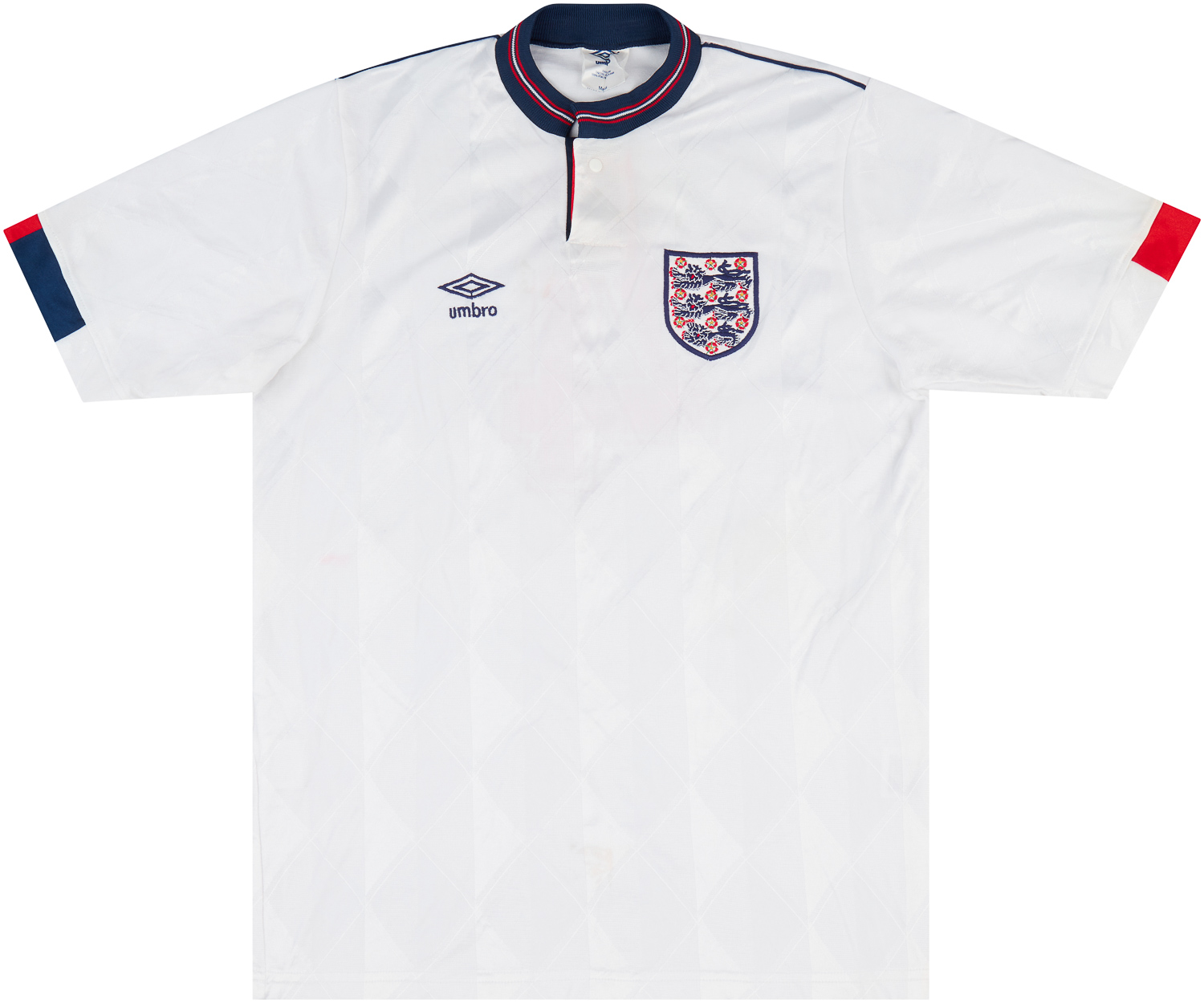 1988-90 England Match Issue Home Shirt #4 (McMahon)