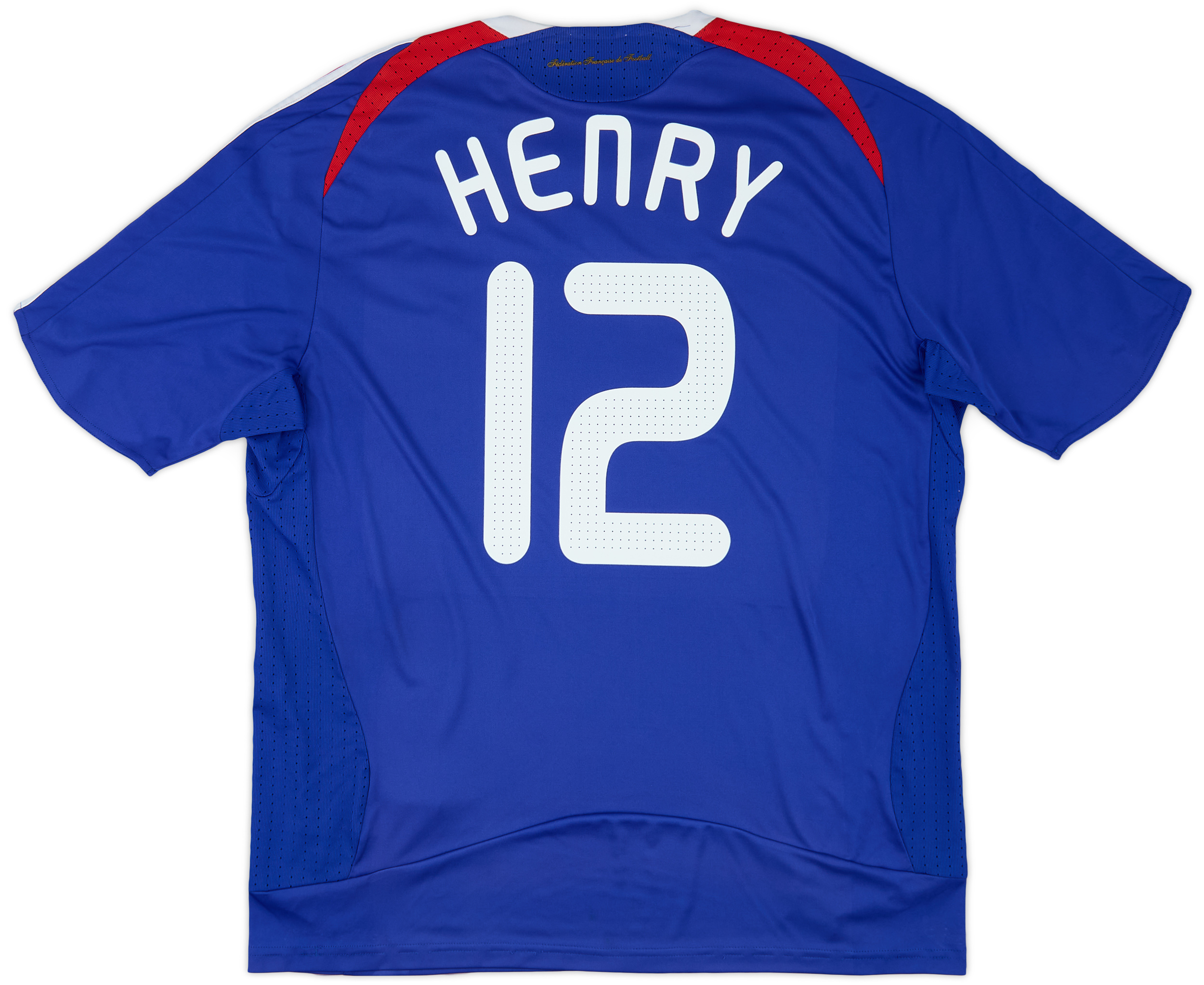 2007-08 France Home Shirt Henry #12 - 6/10 - (XXL)