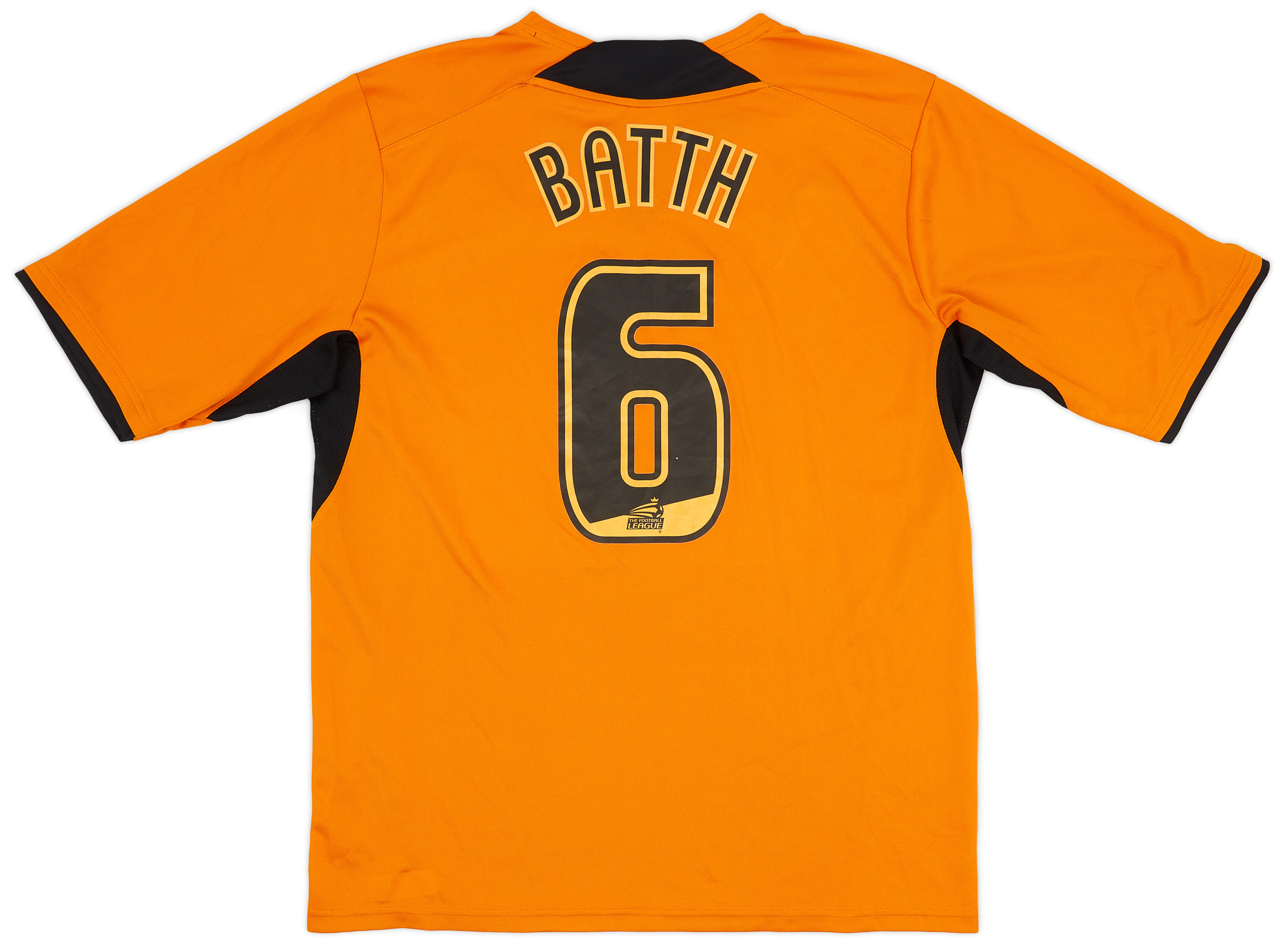 2013-14 Wolves Home Shirt Batth #6 - 8/10 - (L)