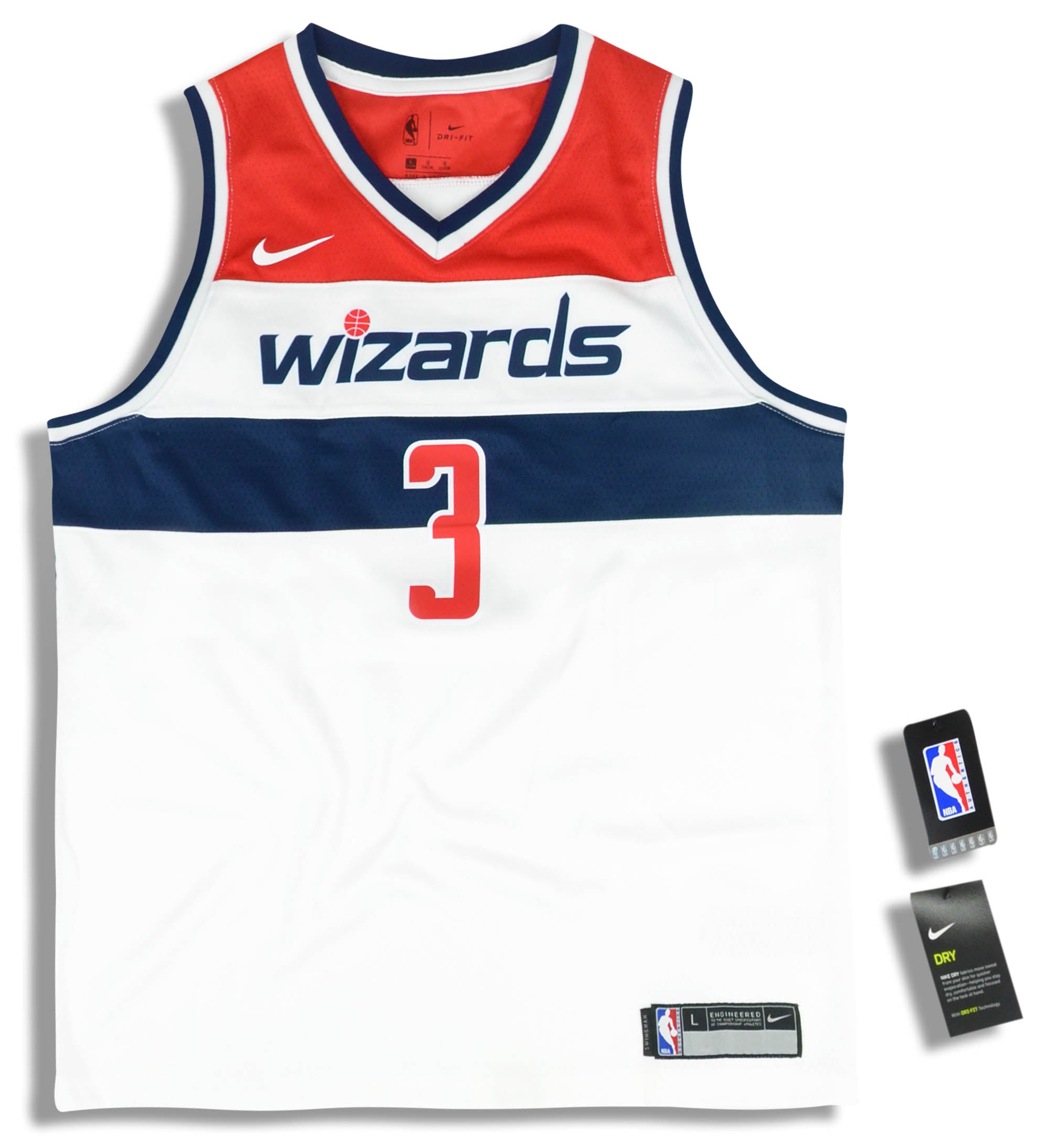 2018-19 Washington Wizards Beal #3 Nike Swingman Jersey (Home) Y - W/Tags