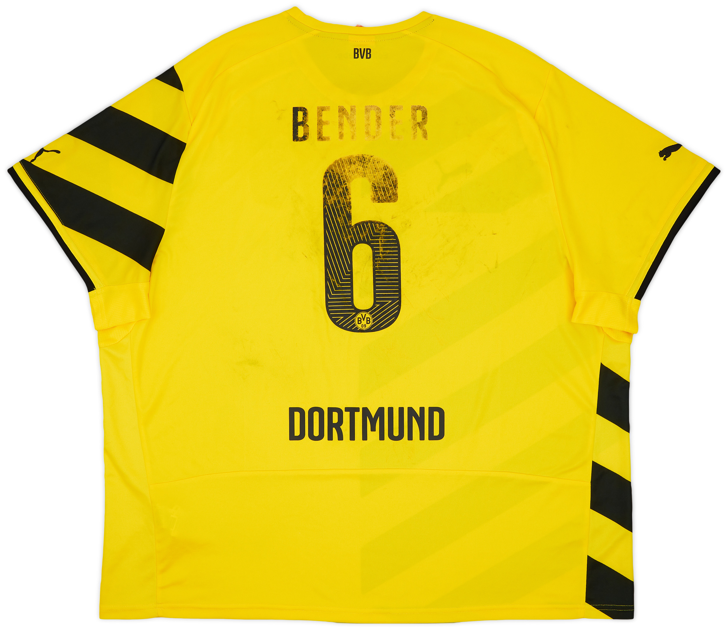 2014-15 Borussia Dortmund Home Shirt Bender #6 - 4/10 - (5XL)