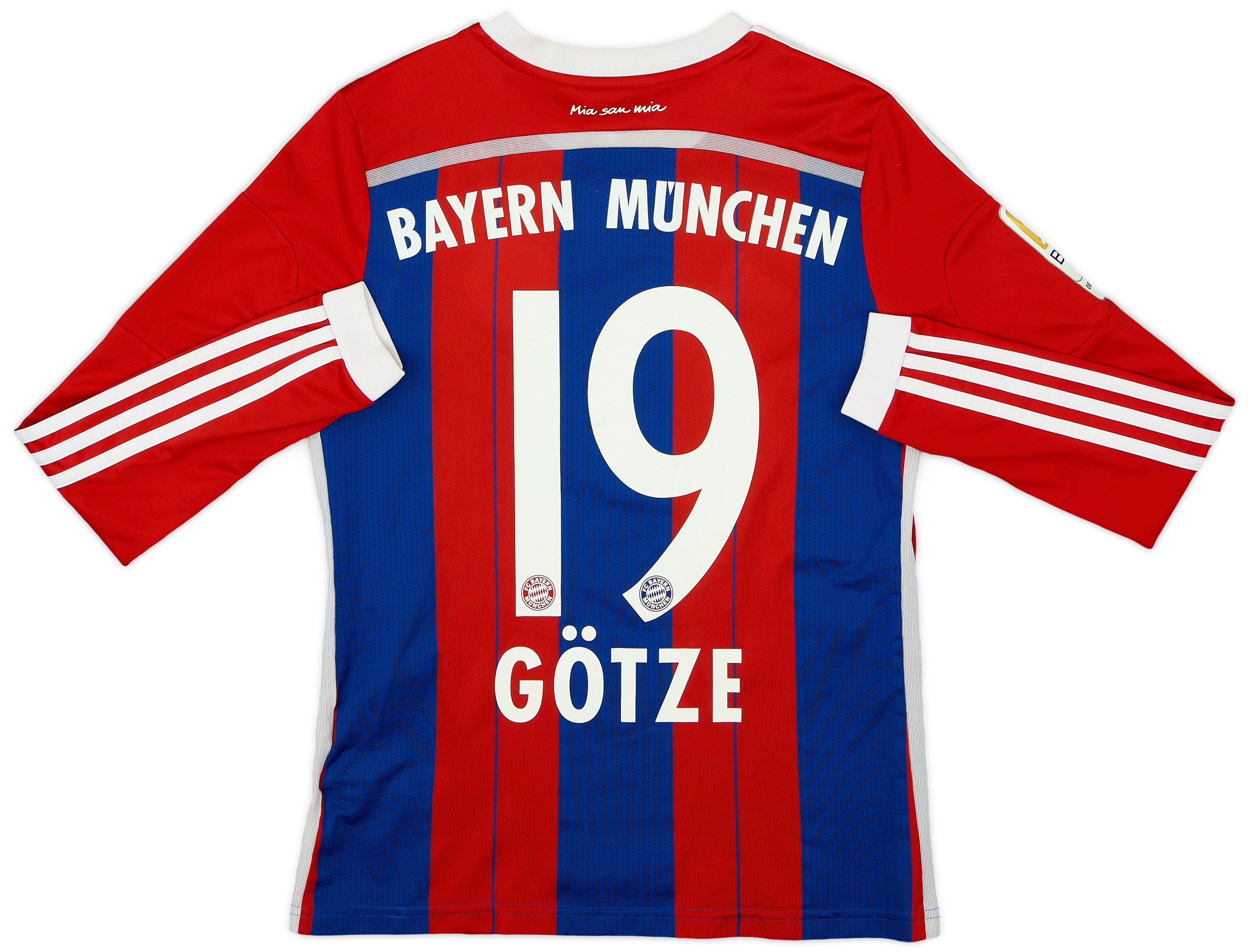2014-15 Bayern Munich Home L/S Shirt Gotze #19 - 7/10 - (L.Boys)