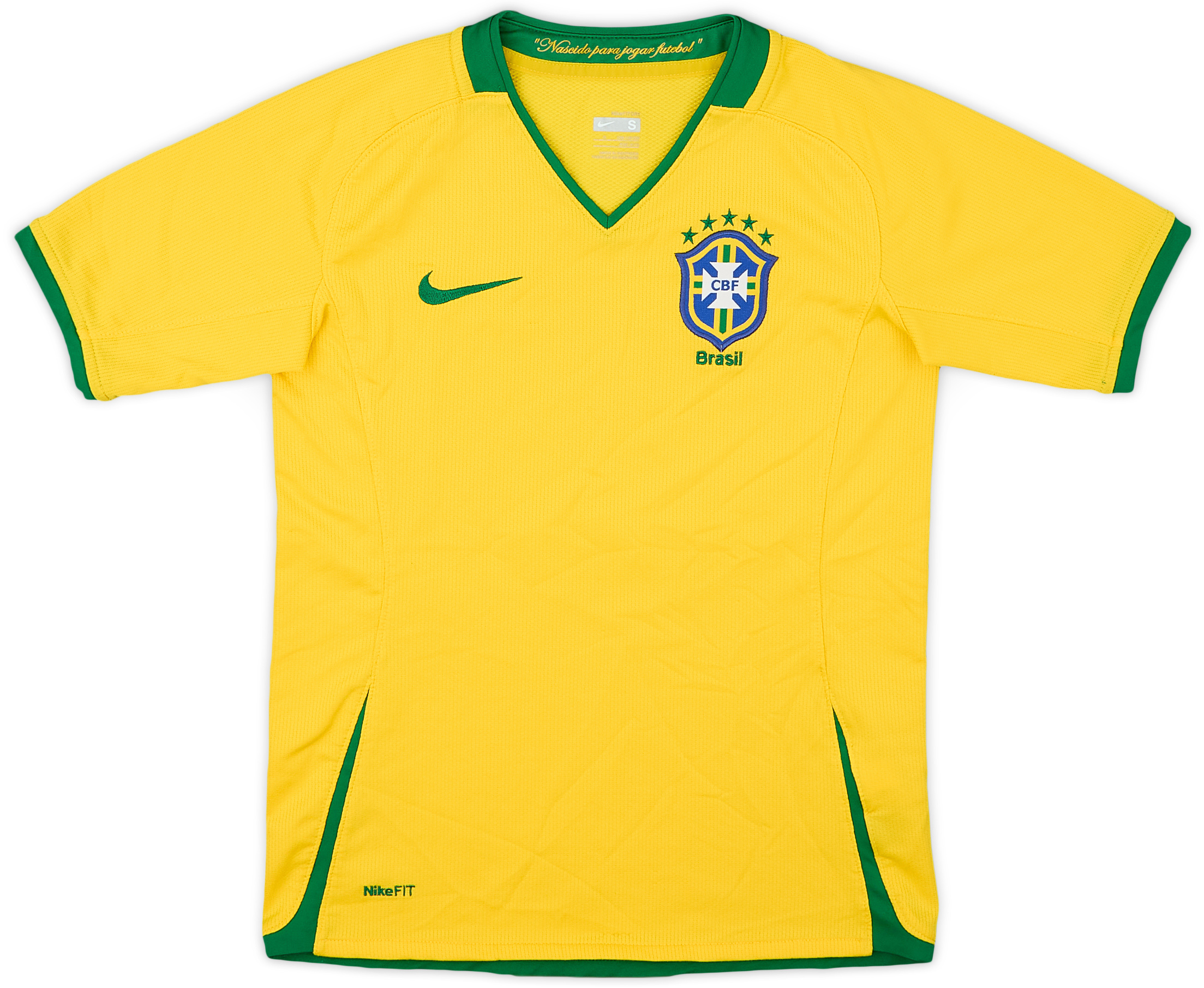 2008-10 Brazil Home Shirt - 9/10 - (S.Boys)