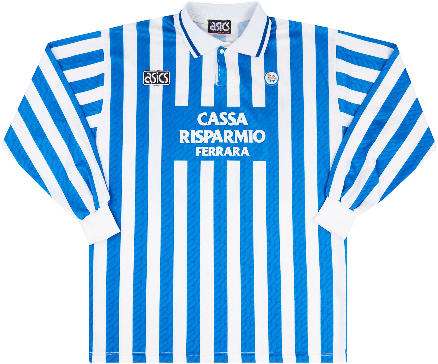 1992-93 SPAL Match Issue Home L/S Shirt #16