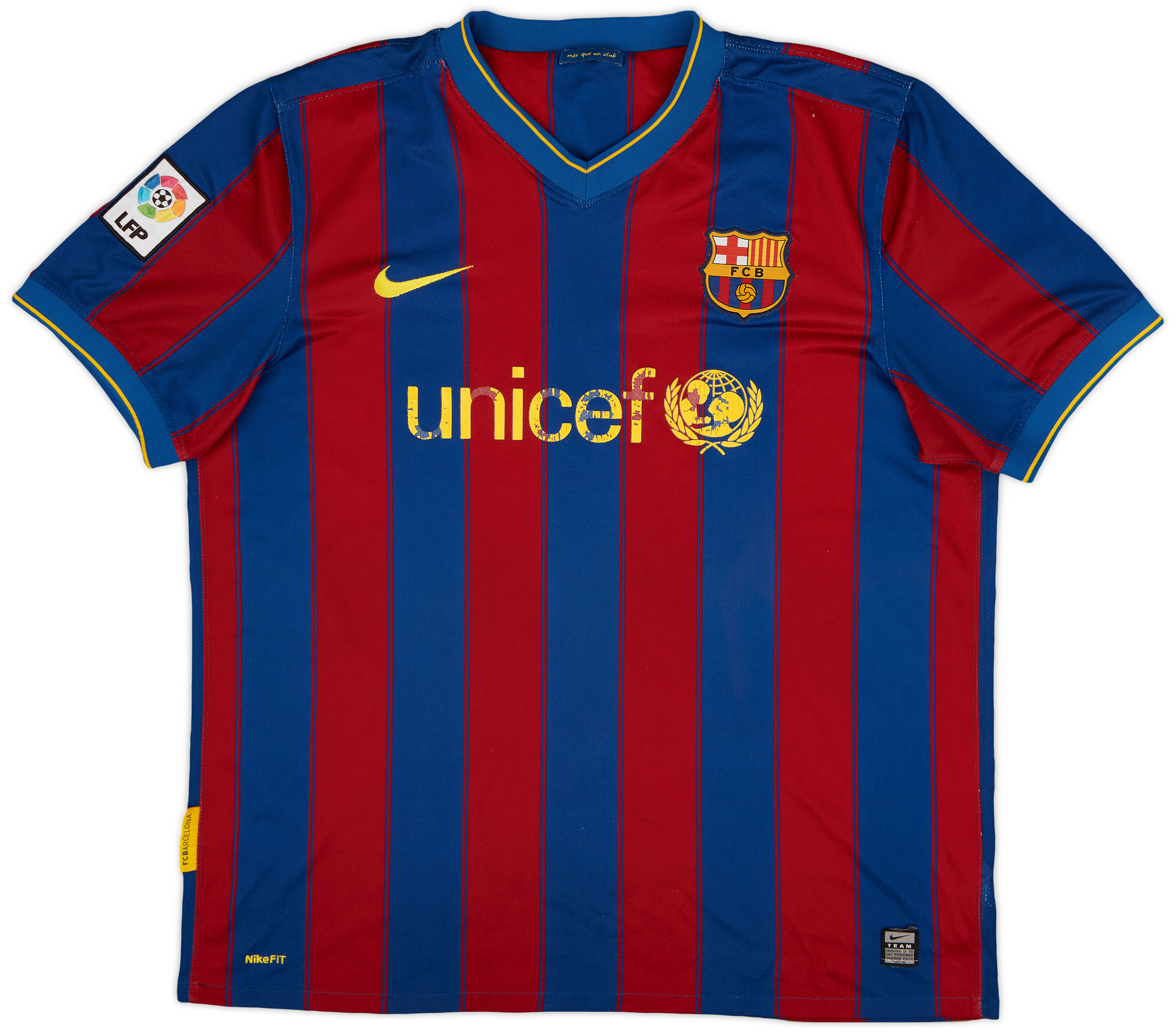 2009-10 Barcelona Home Shirt - 4/10 - (XL)
