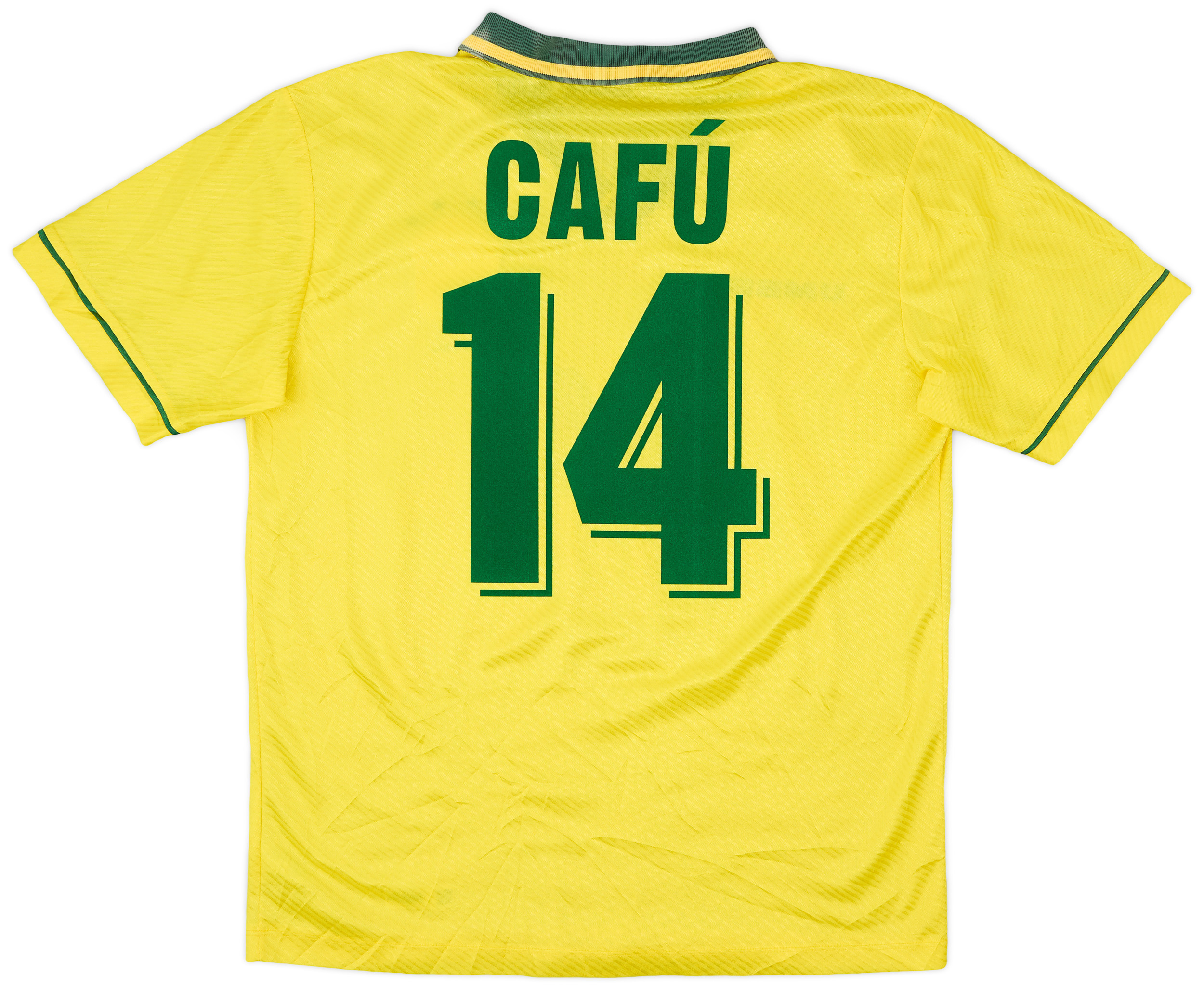 1994 Brazil Home Shirt Cafu #14 - 7/10 - (L)