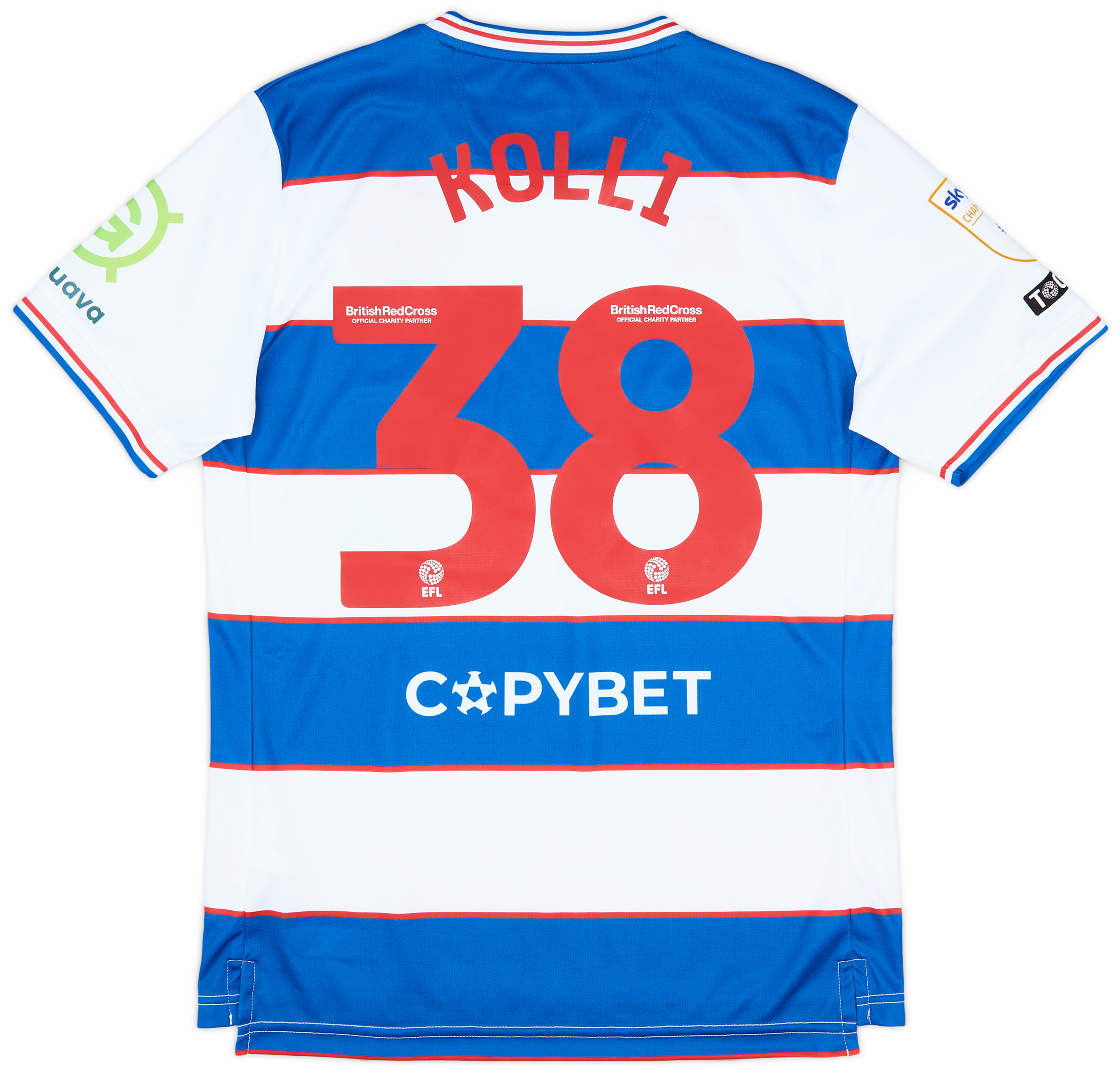 2023-24 QPR Match Issue Home Shirt Kolli #38