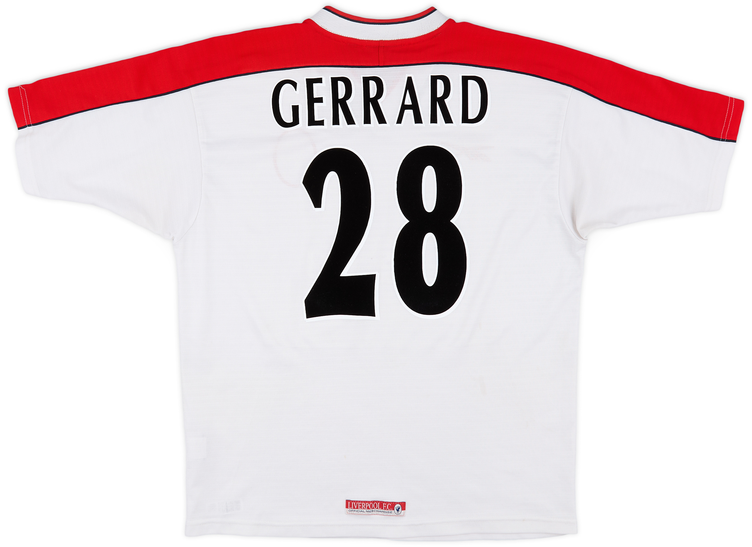 1998-99 Liverpool Away Shirt Gerrard #28 - 6/10 - (L)