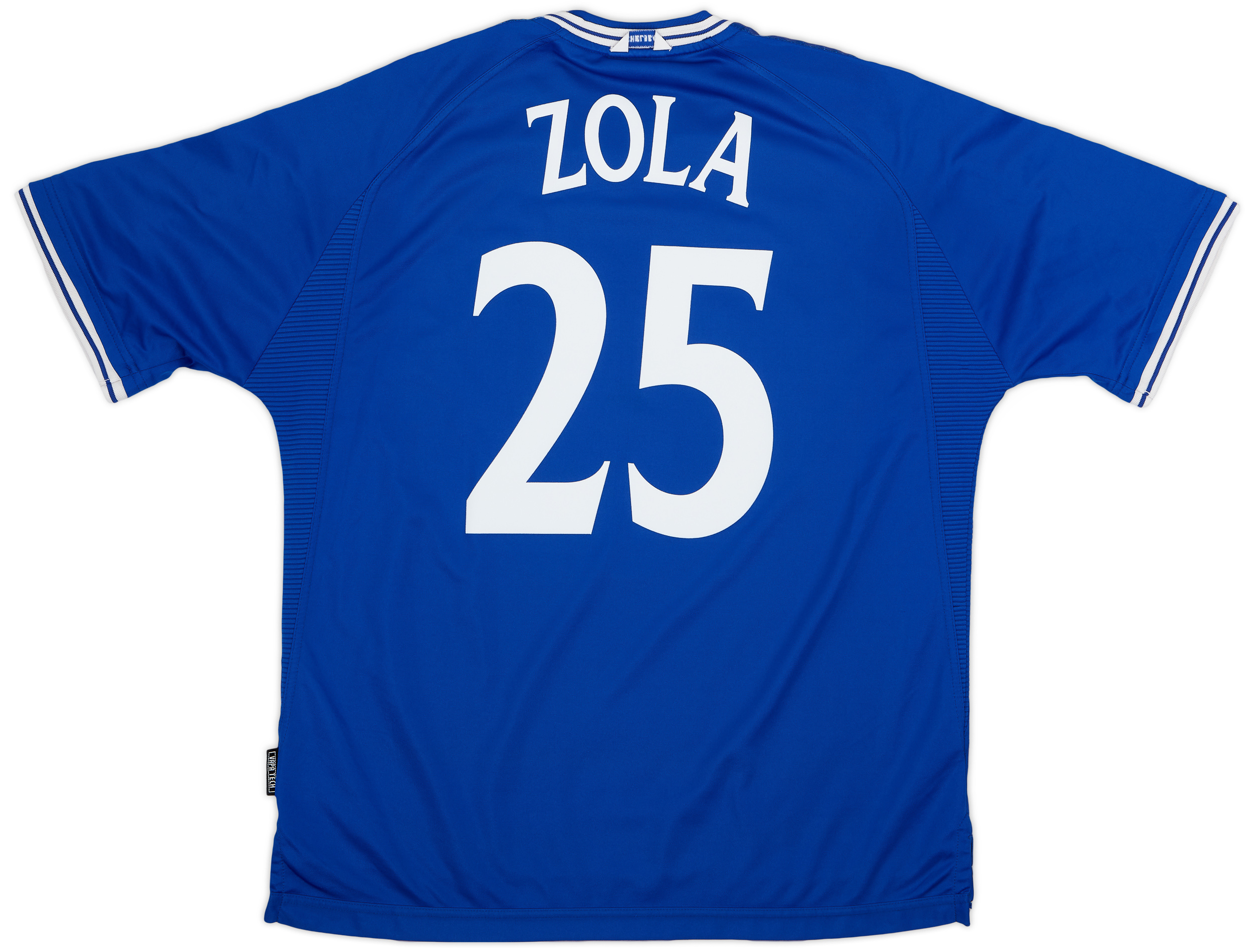 1999-01 Chelsea Home Shirt Zola #25 - 8/10 - (XXL)