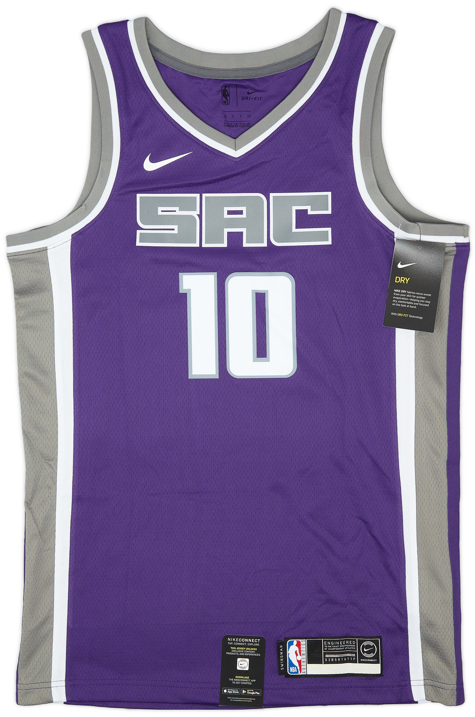 2022-23 Sacramento Kings Sabonis #10 Nike Swingman Away Jersey (S)