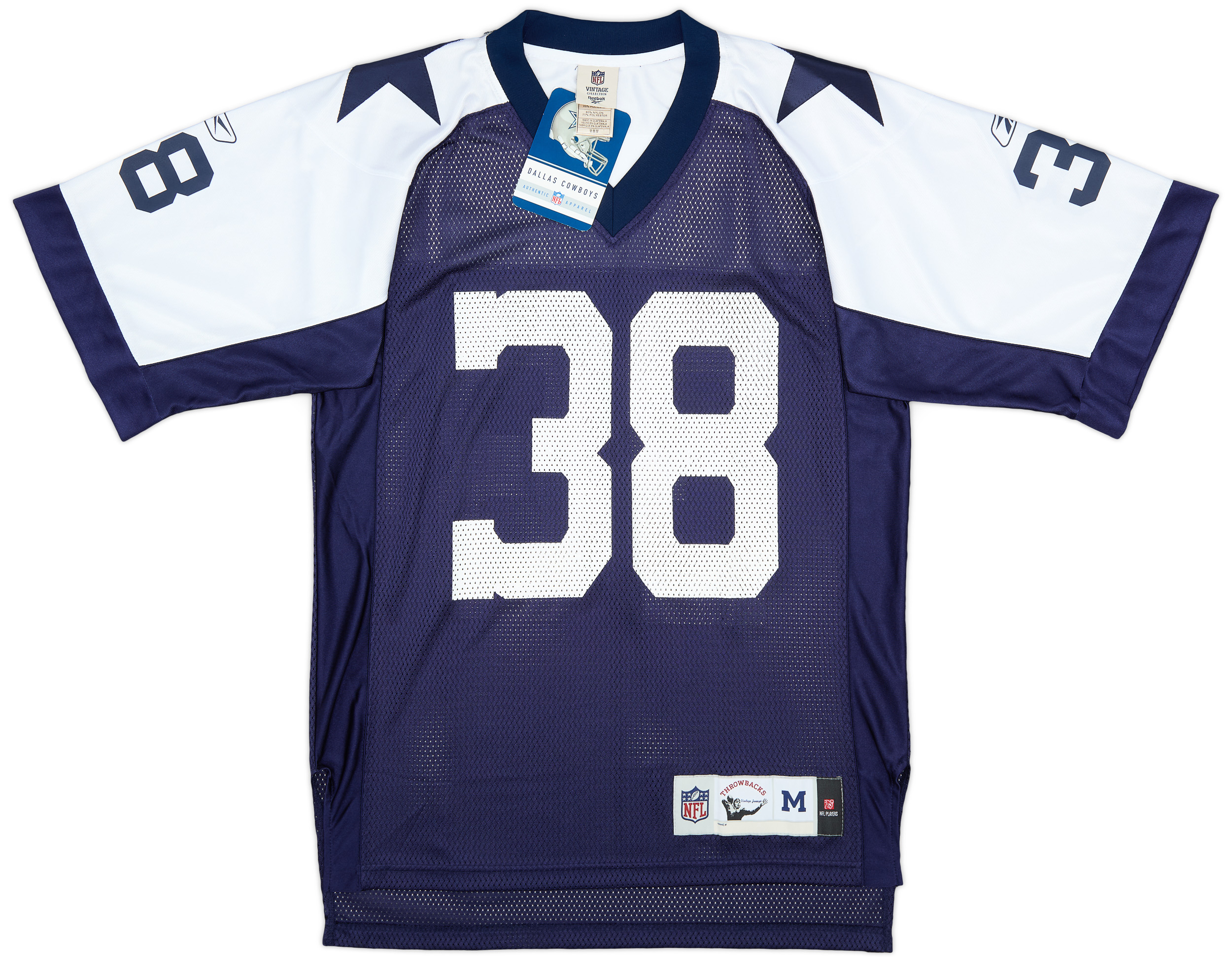 2008 Dallas Cowboys Williams #38 Reebok Throwback Jersey (M)