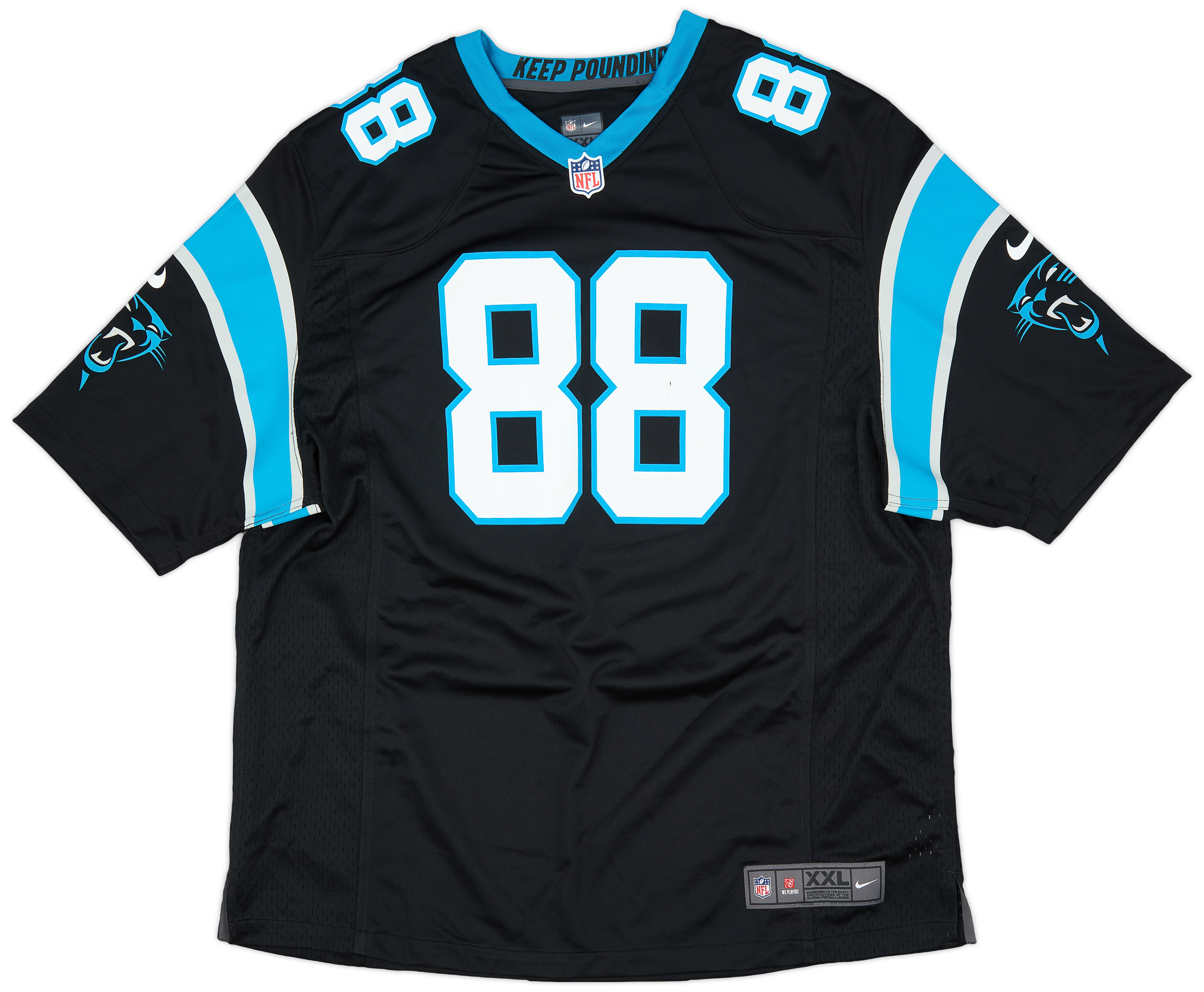 2012-19 Carolina Panthers Olsen #88 Nike Game Home Jersey (Good) XXL