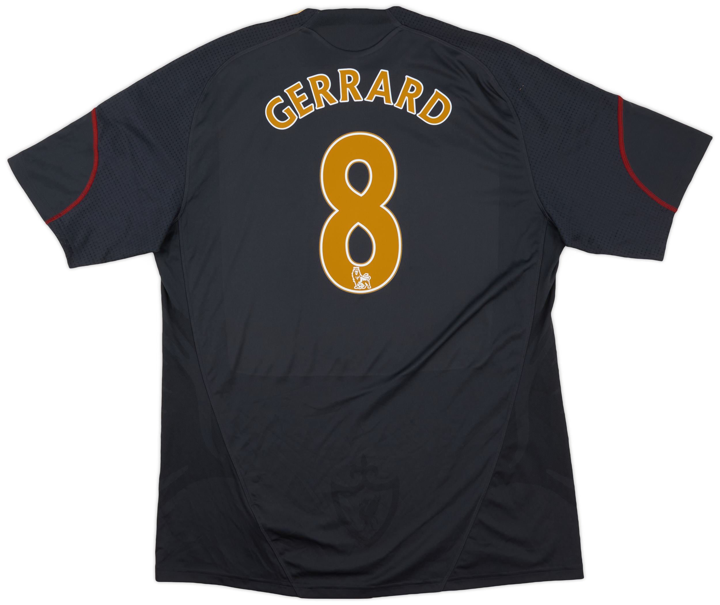 2009-10 Liverpool Away Shirt Gerrard #8 - 7/10 - (XL)