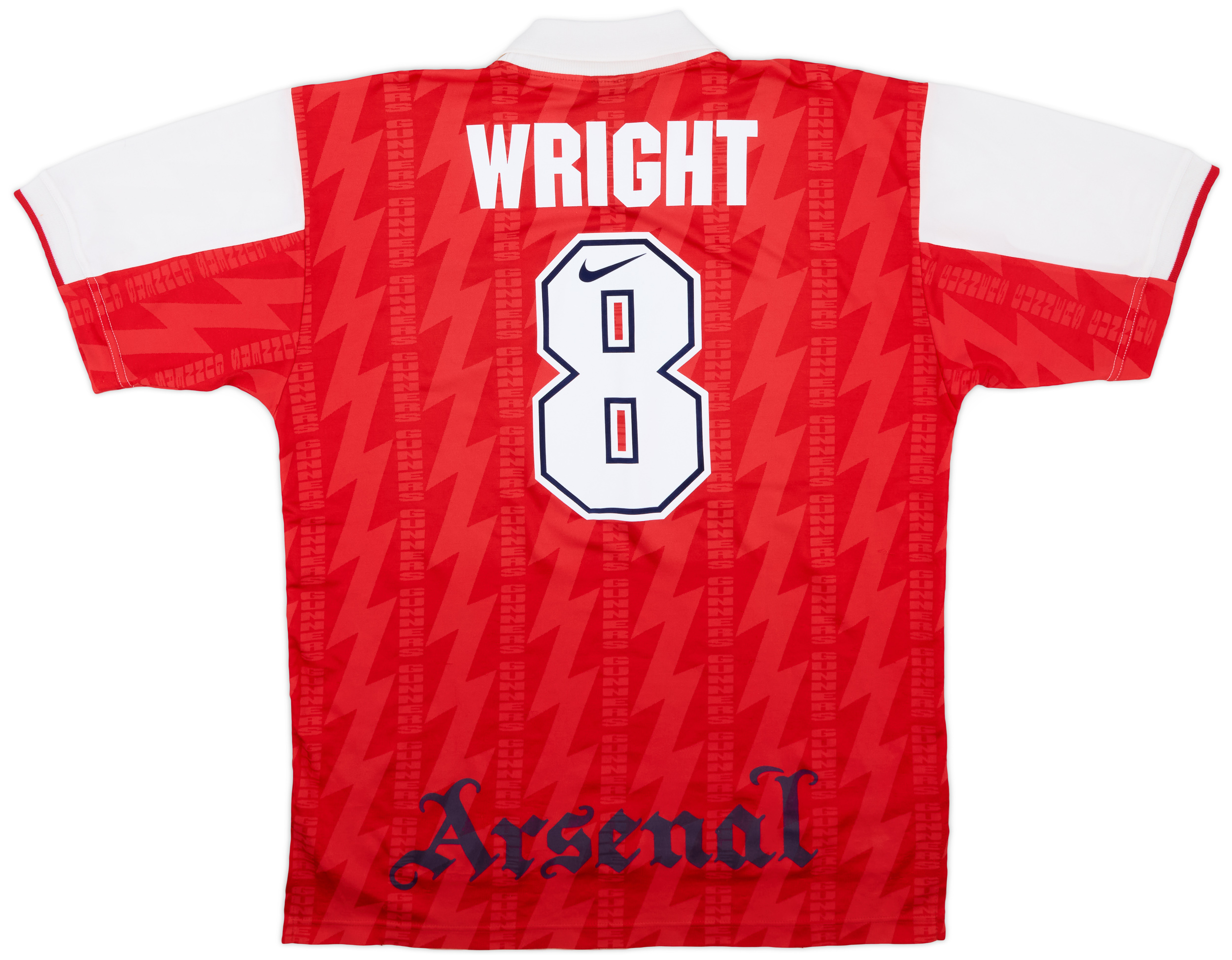 1994-96 Arsenal Home Shirt Wright #8 - 9/10 - (XL)