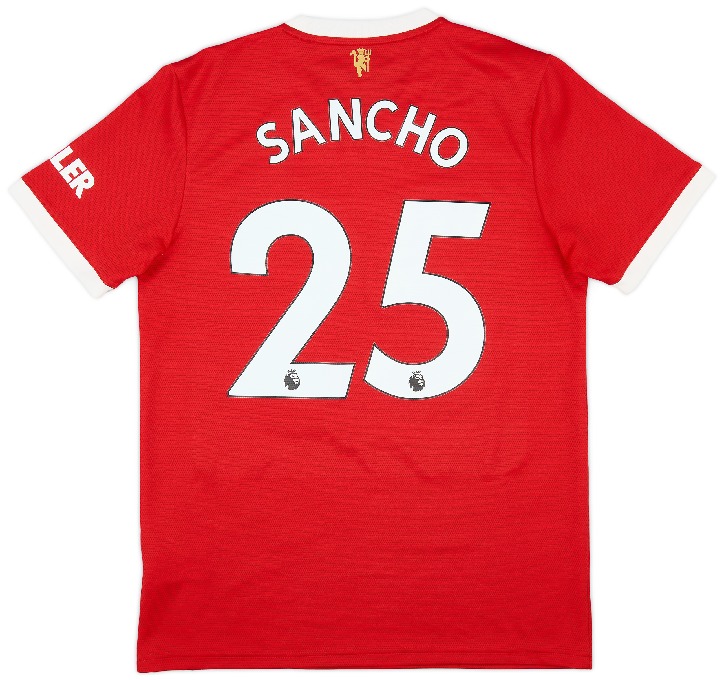2021-22 Manchester United Home Shirt Sancho #25 - 9/10 - (M)