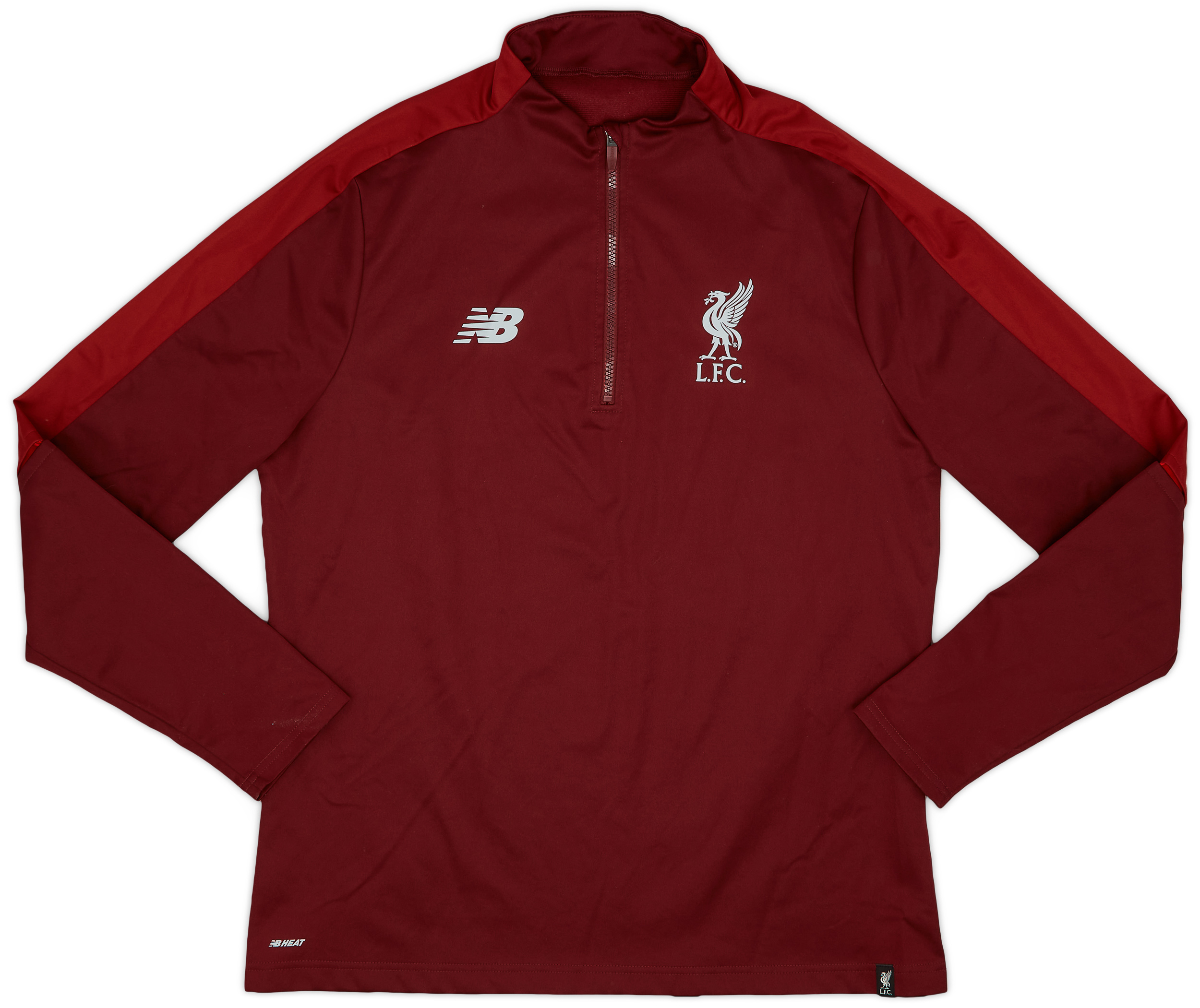 2018-19 Liverpool New Balance 1/4 Zip Drill Top - 9/10 - (L)