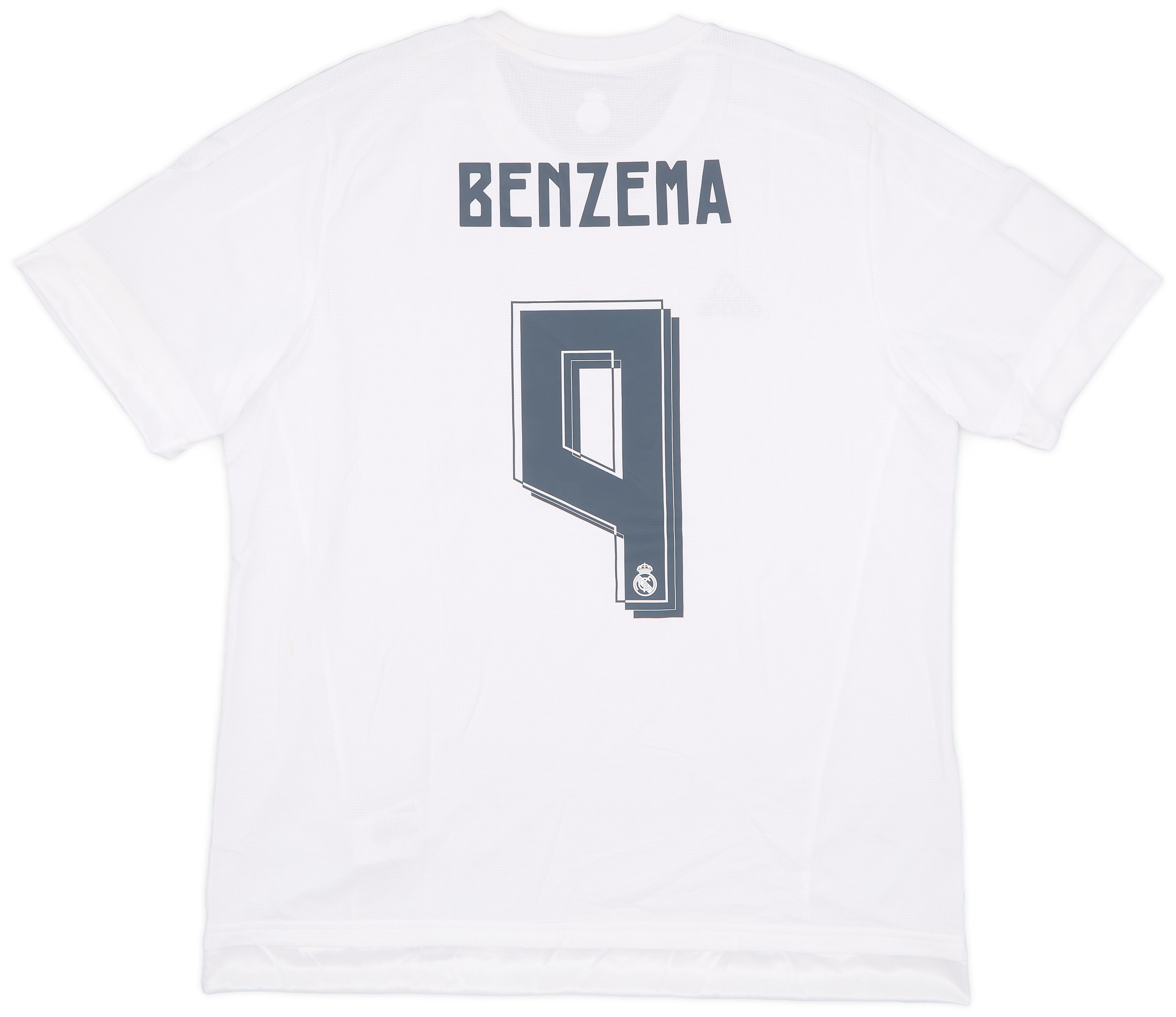 2015-16 Real Madrid Home Shirt Benzema #9 (XL)