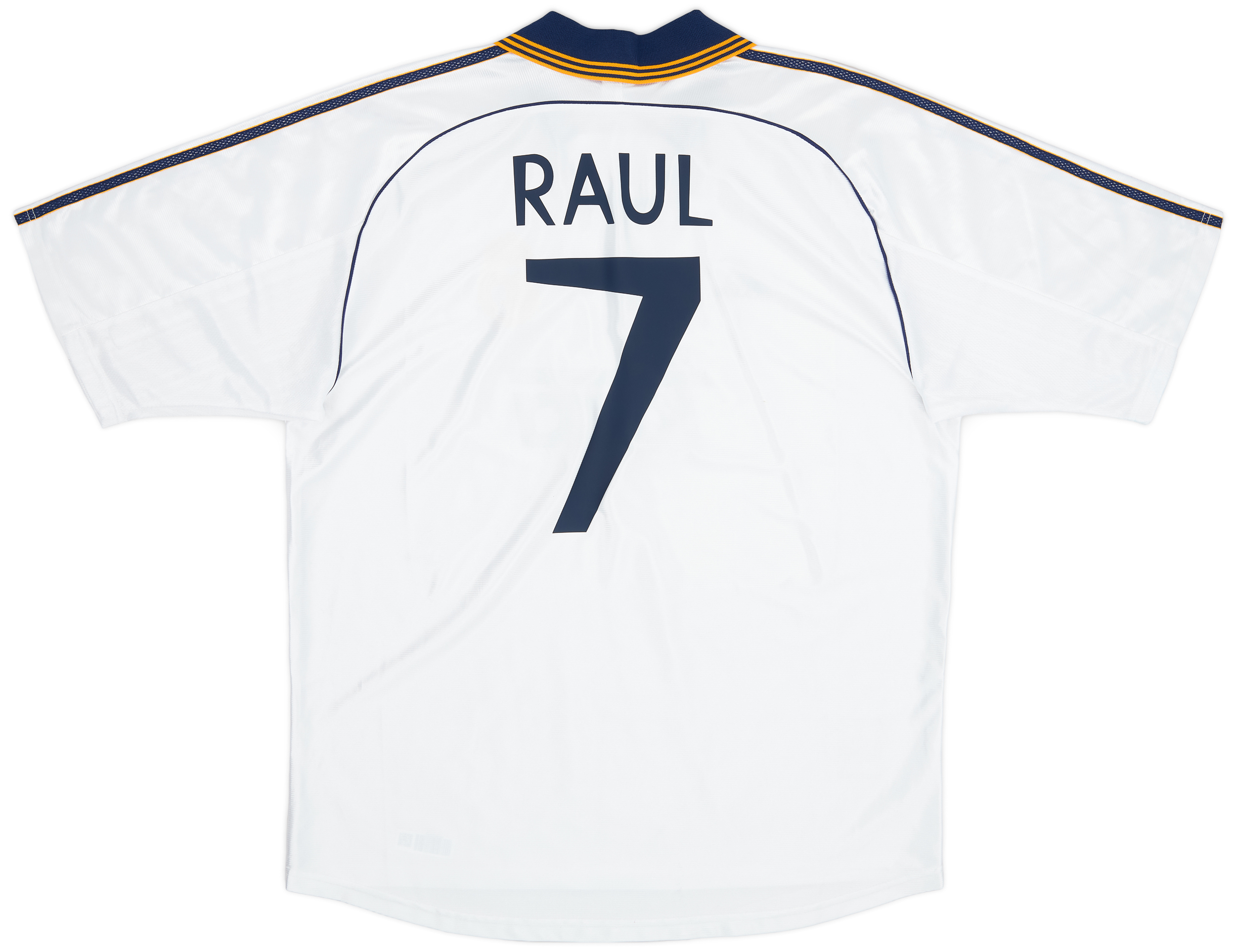 1998-00 Real Madrid Home Shirt Raul #7 - 8/10 - (XL)