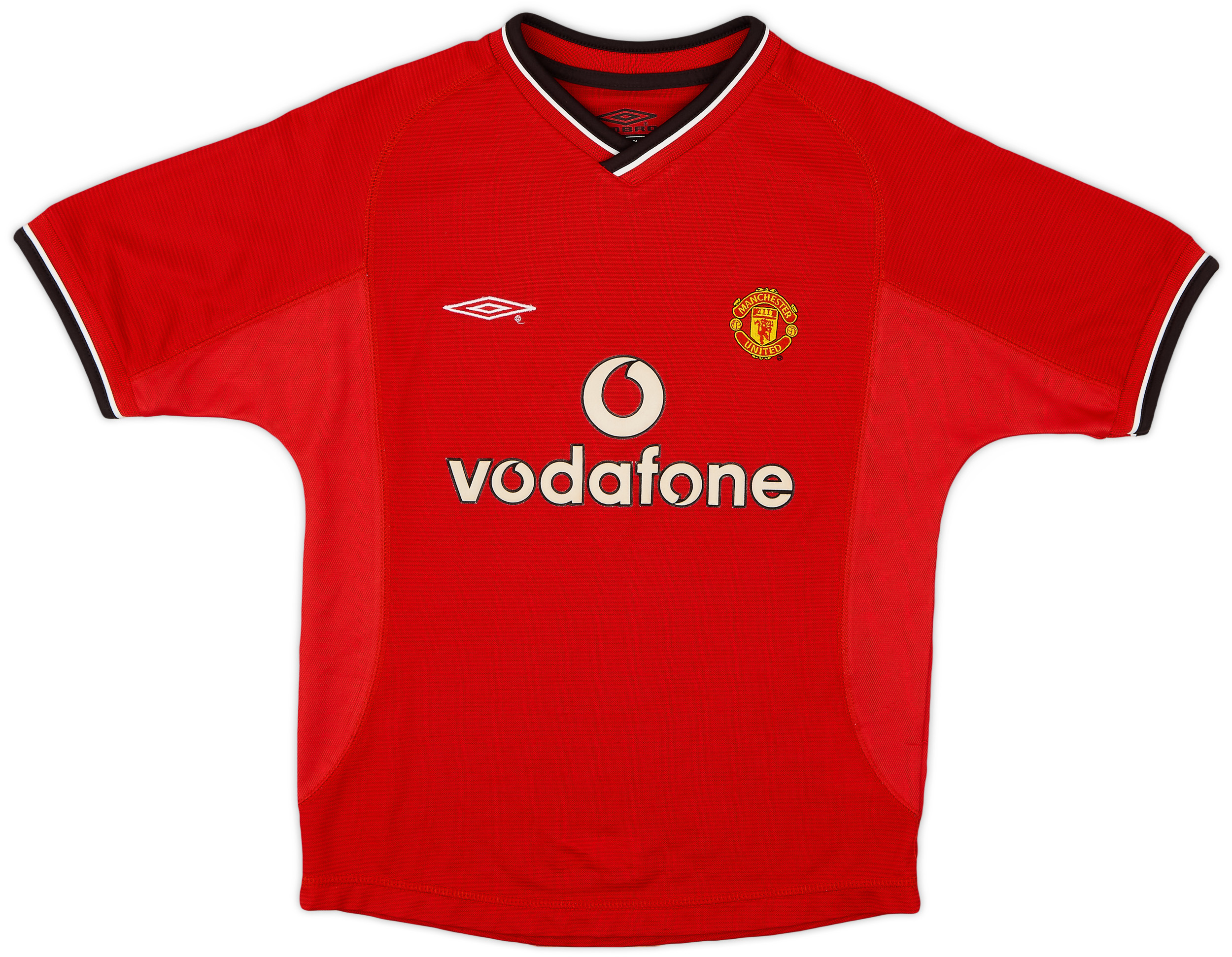 2000-02 Manchester United Home Shirt - 8/10 - (S.Boys)