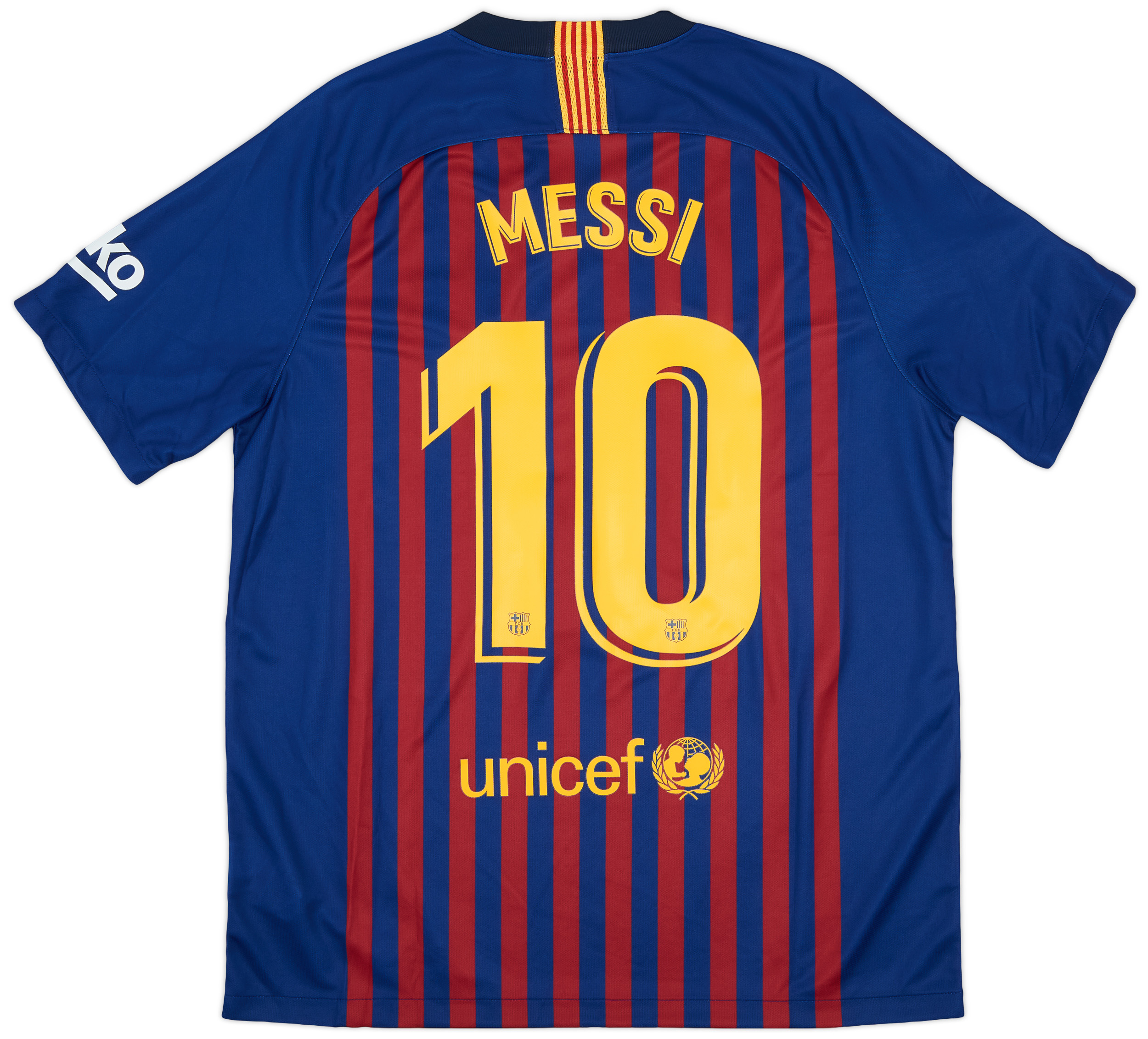 2018-19 Barcelona Home Shirt Messi #10 - 9/10 - (L)