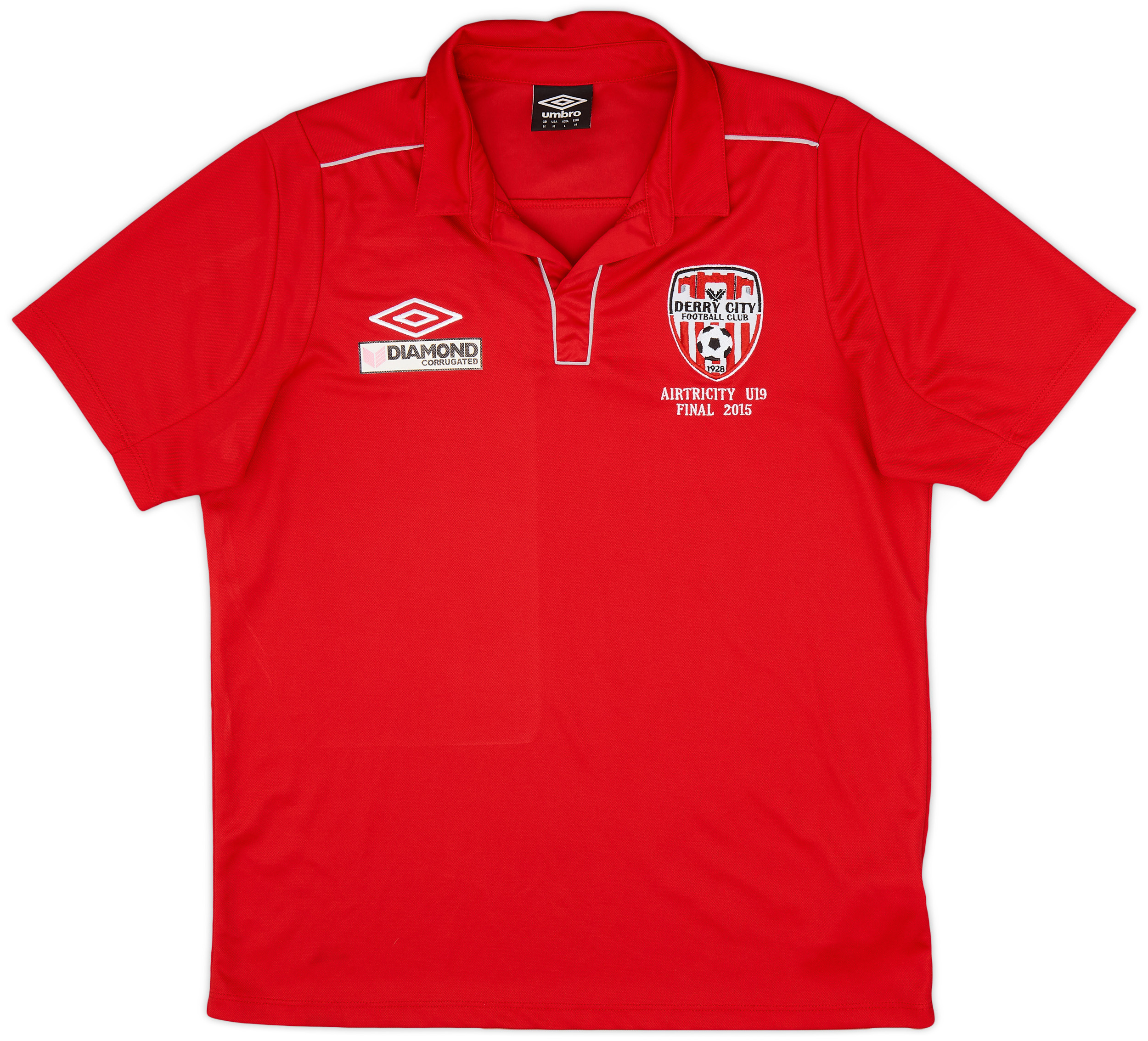 2015-16 Derry City Umbro Polo Shirt - 6/10 - (M)