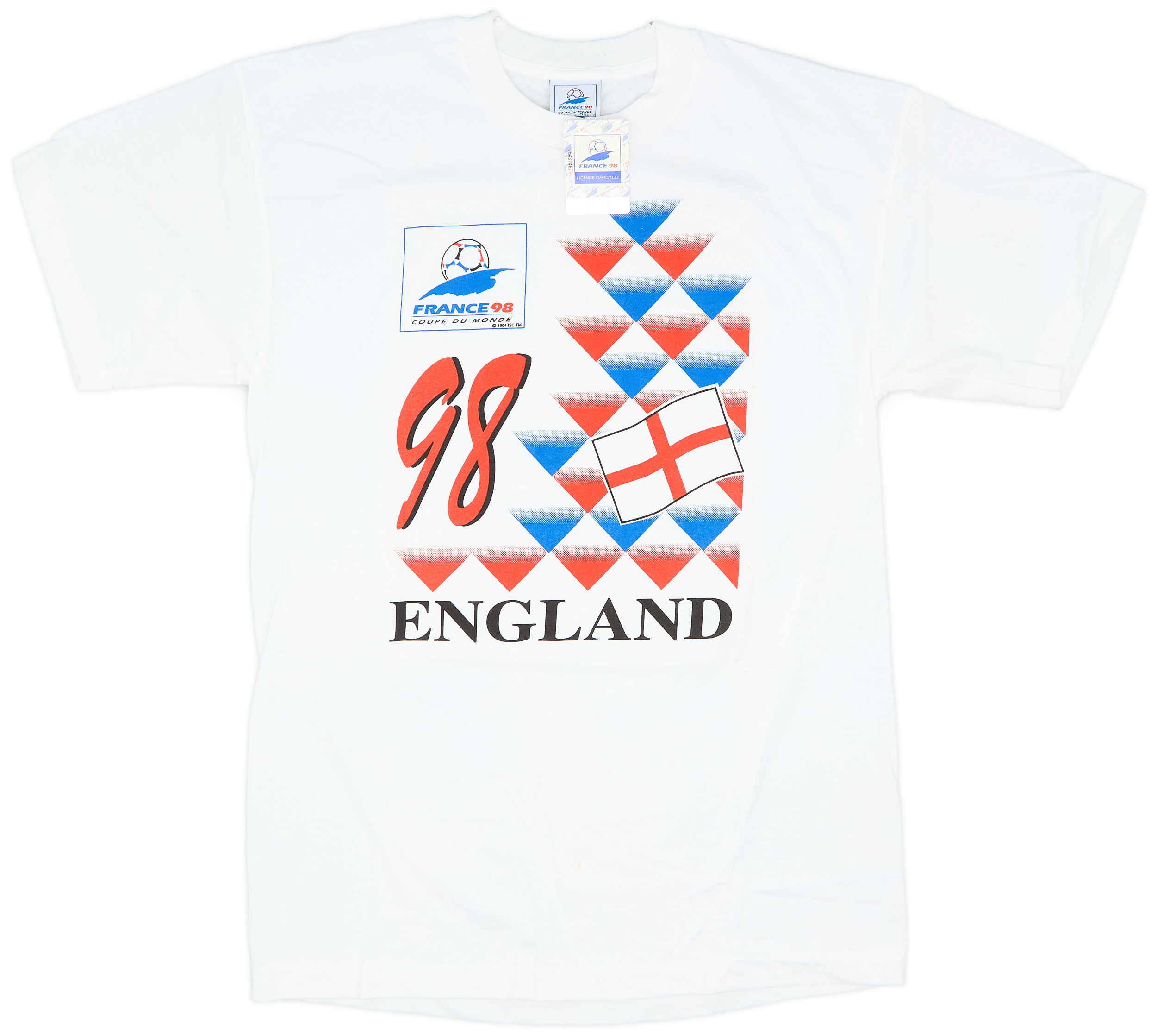 1998 England World Cup 98 Cotton Tee (L)