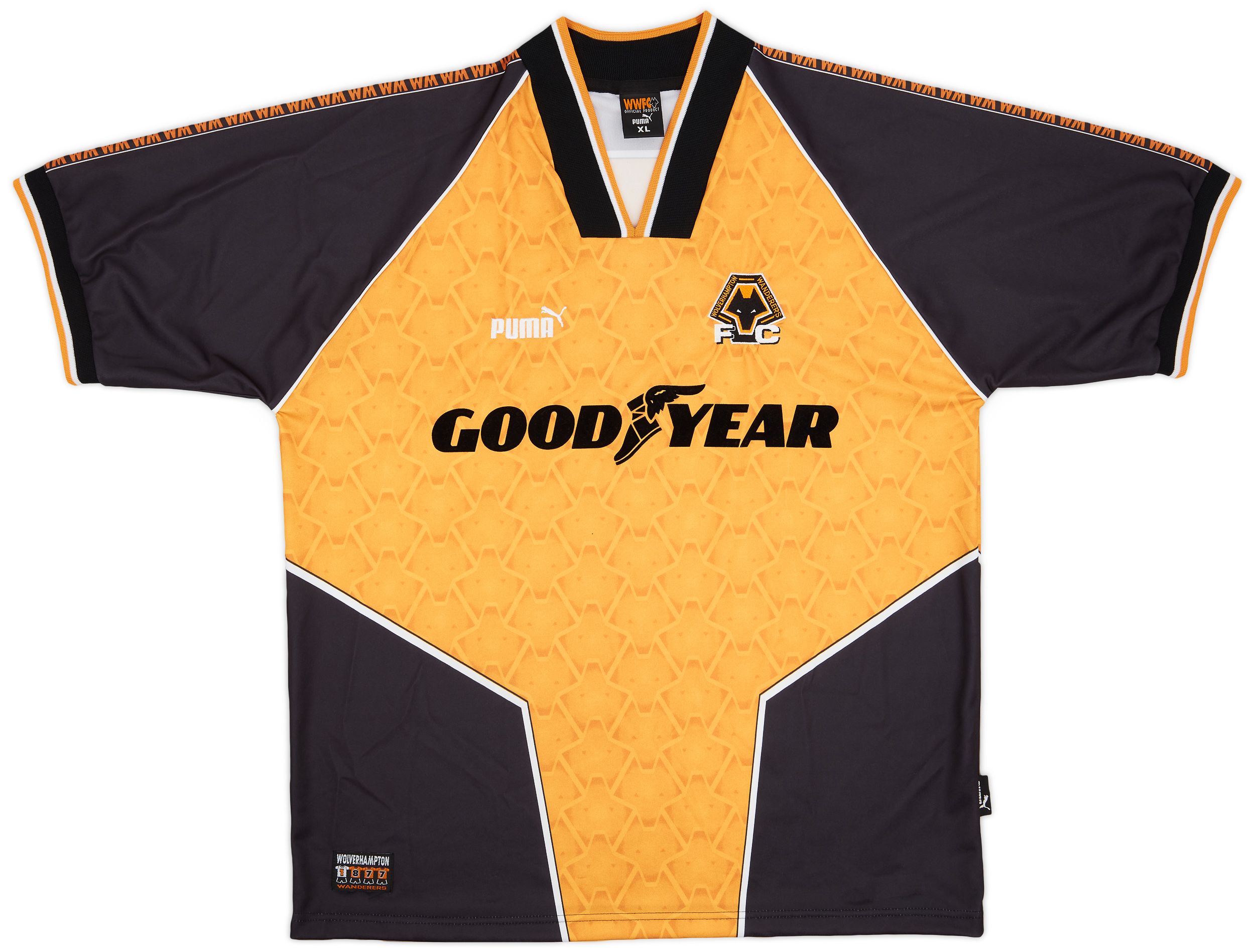 1996-98 Wolves Home Shirt - 9/10 - (XL)