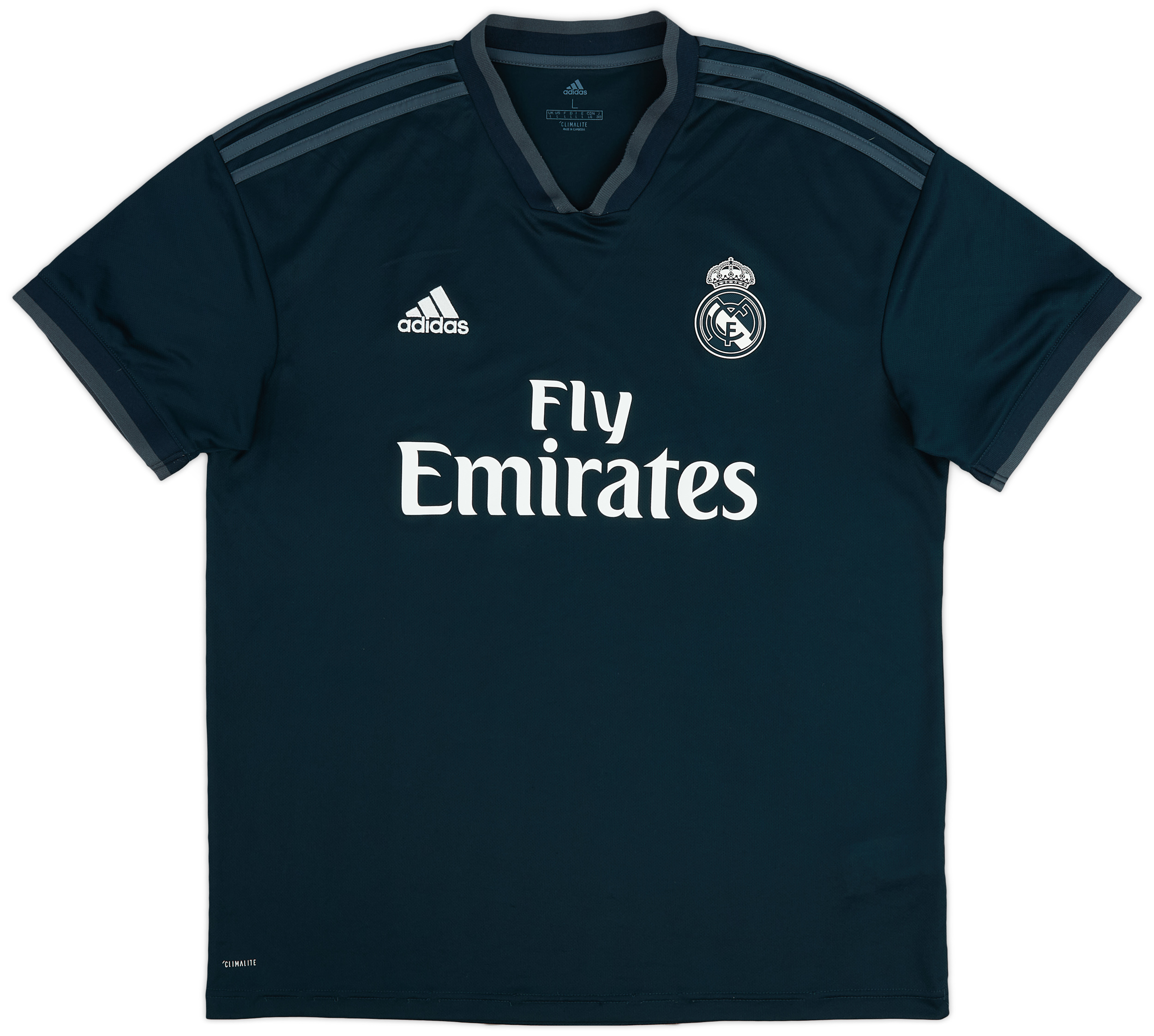 2018-19 Real Madrid Away Shirt - 10/10 - (L)