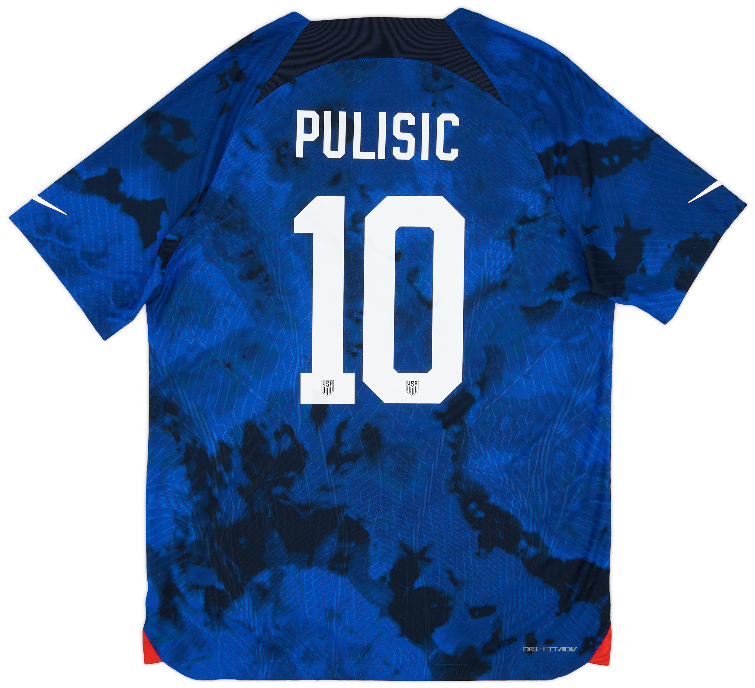 2022-23 USA Authentic Away Shirt Pulisic #10