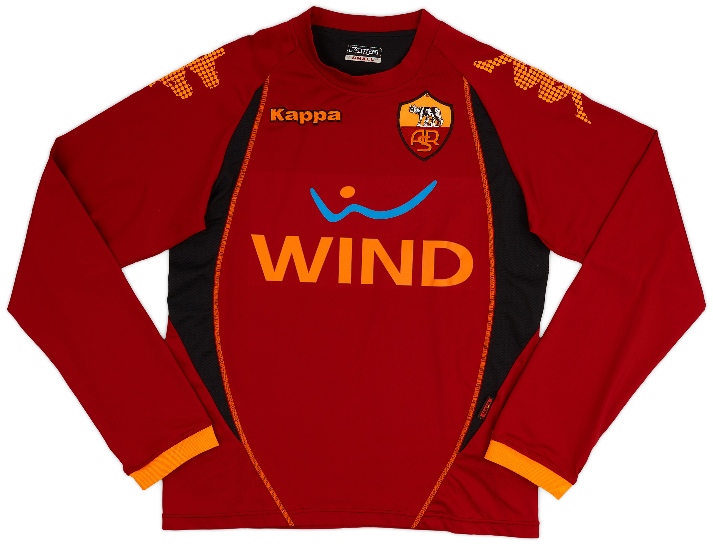 2008-09 Roma Kappa Training L/S Top - 9/10 - (S)