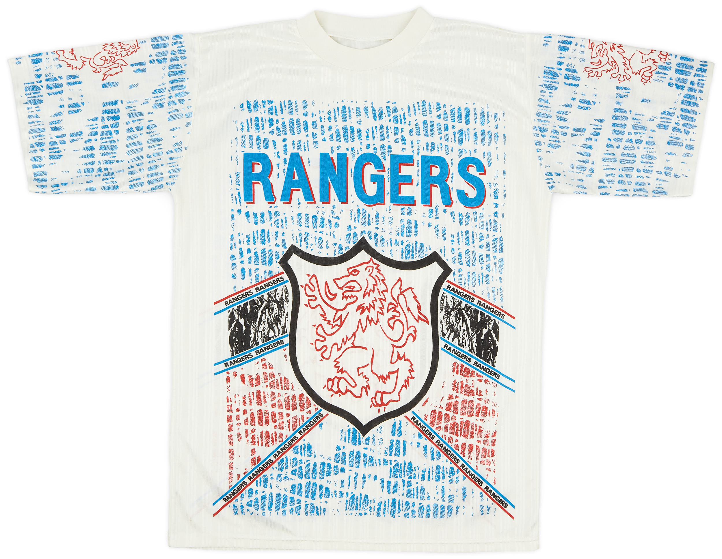 1990s Rangers Graphic Tee - 9/10 - (L)