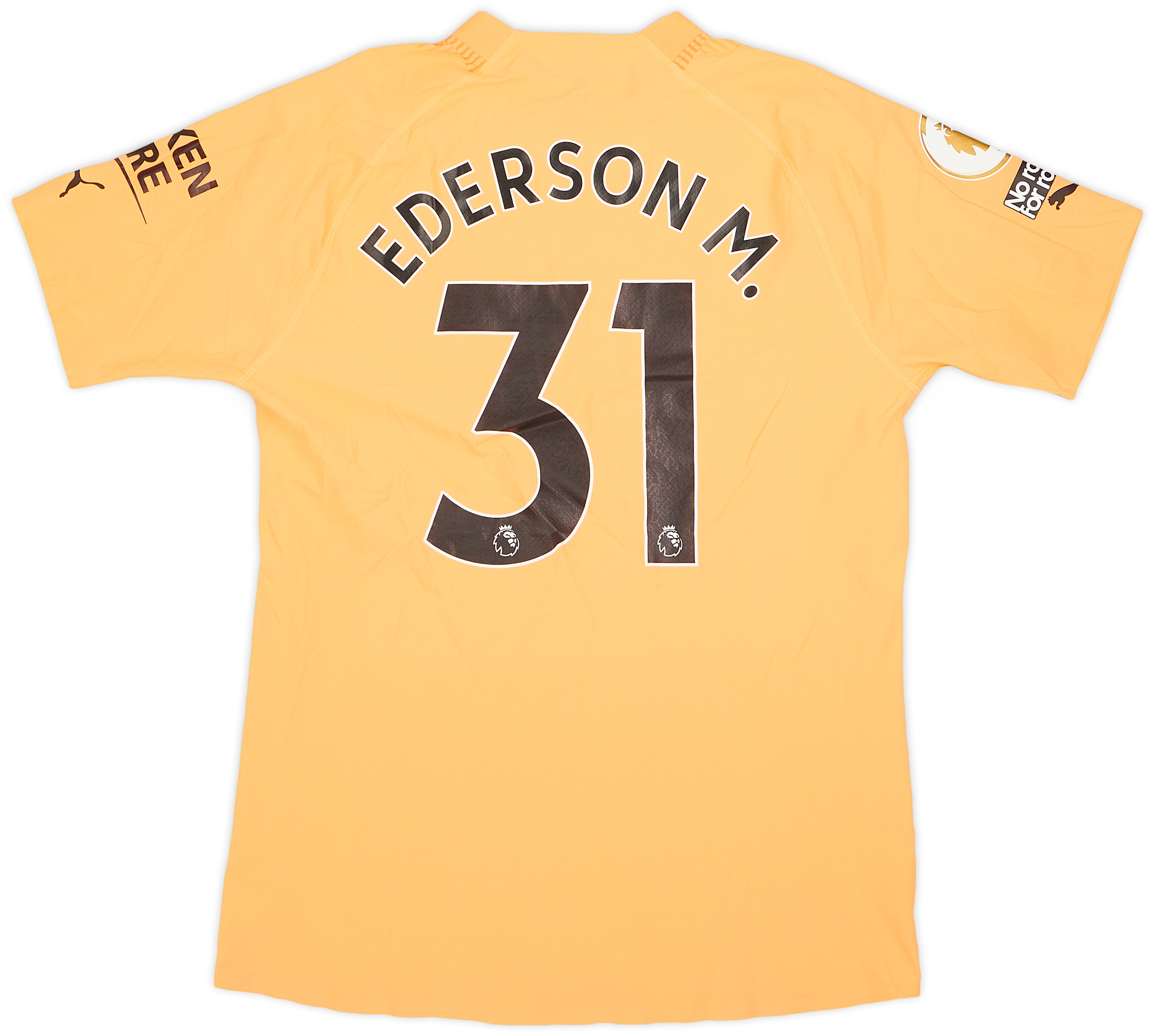 2022-23 Manchester City Match Issue GK Shirt Ederson M. #31