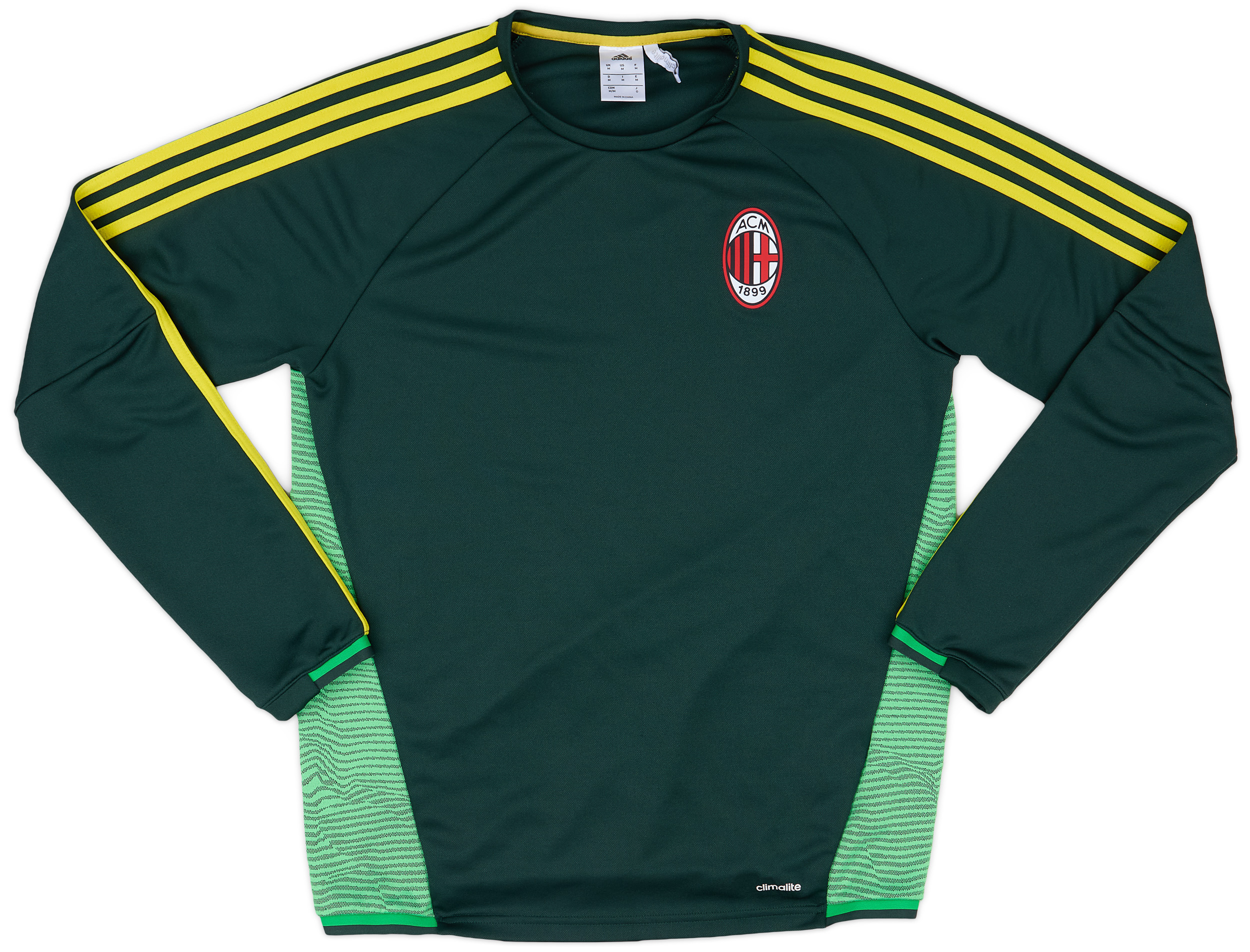 2015-16 AC Milan adidas Training L/S Shirt - 9/10 - (M)