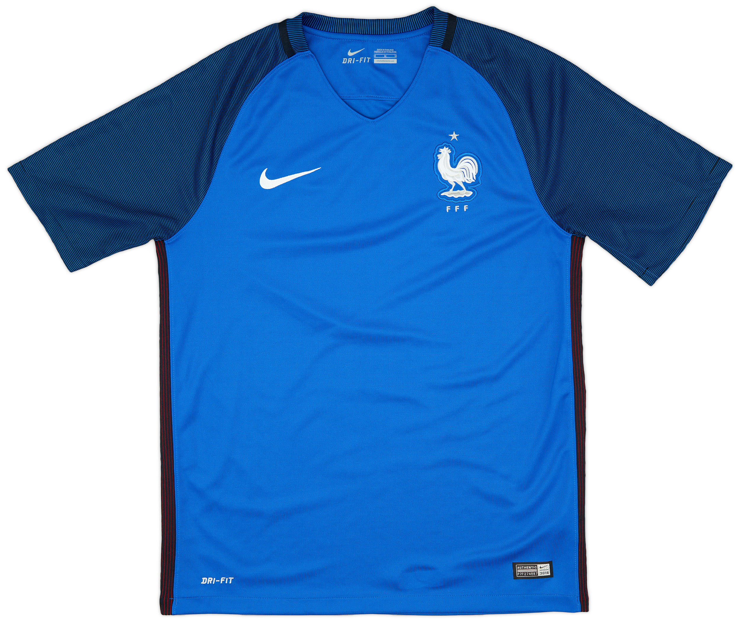2016-17 France Home Shirt - 9/10 - (M)
